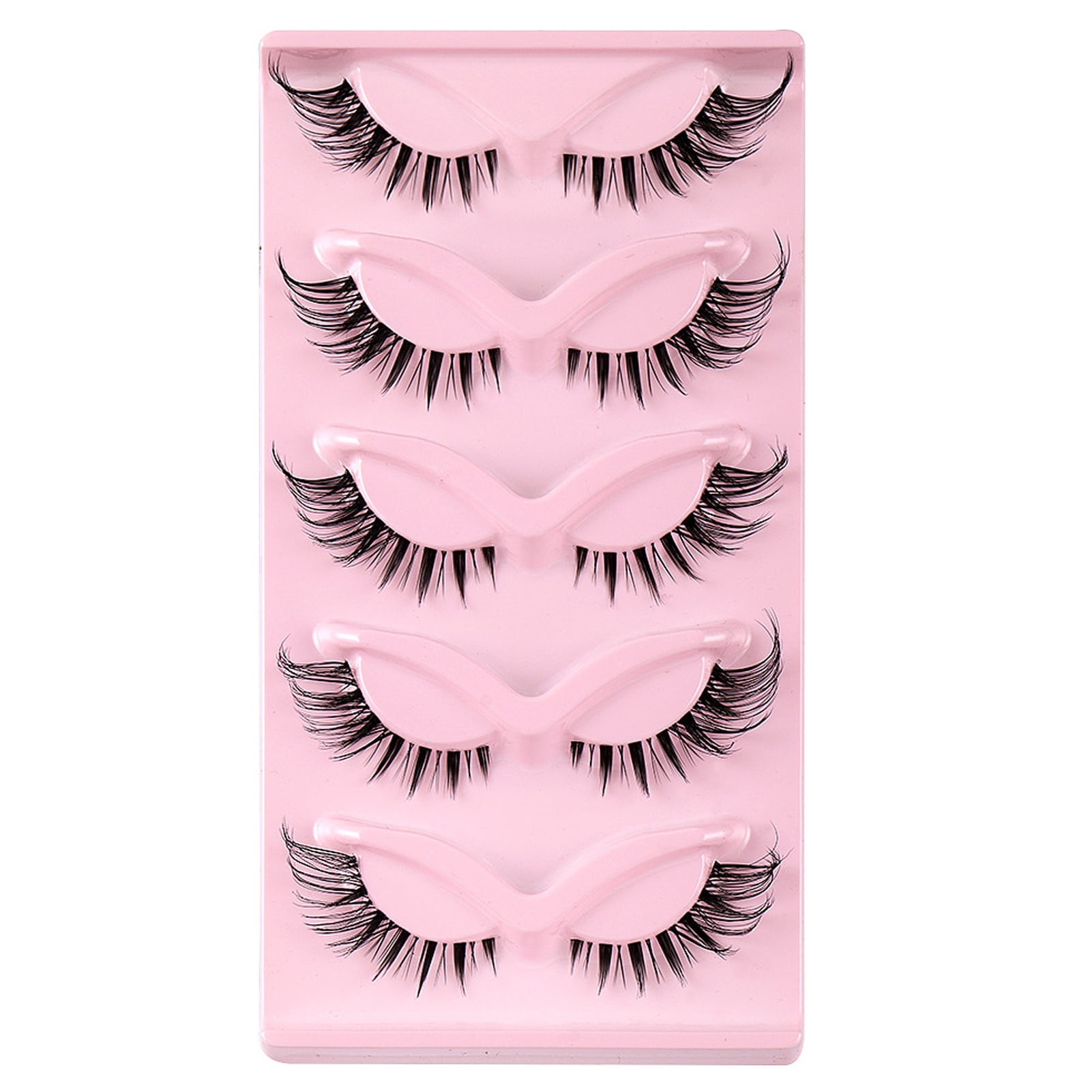 Trayknick Natural Looking False Eyelashes 3d Effect Fake Eyelashes 5 ...