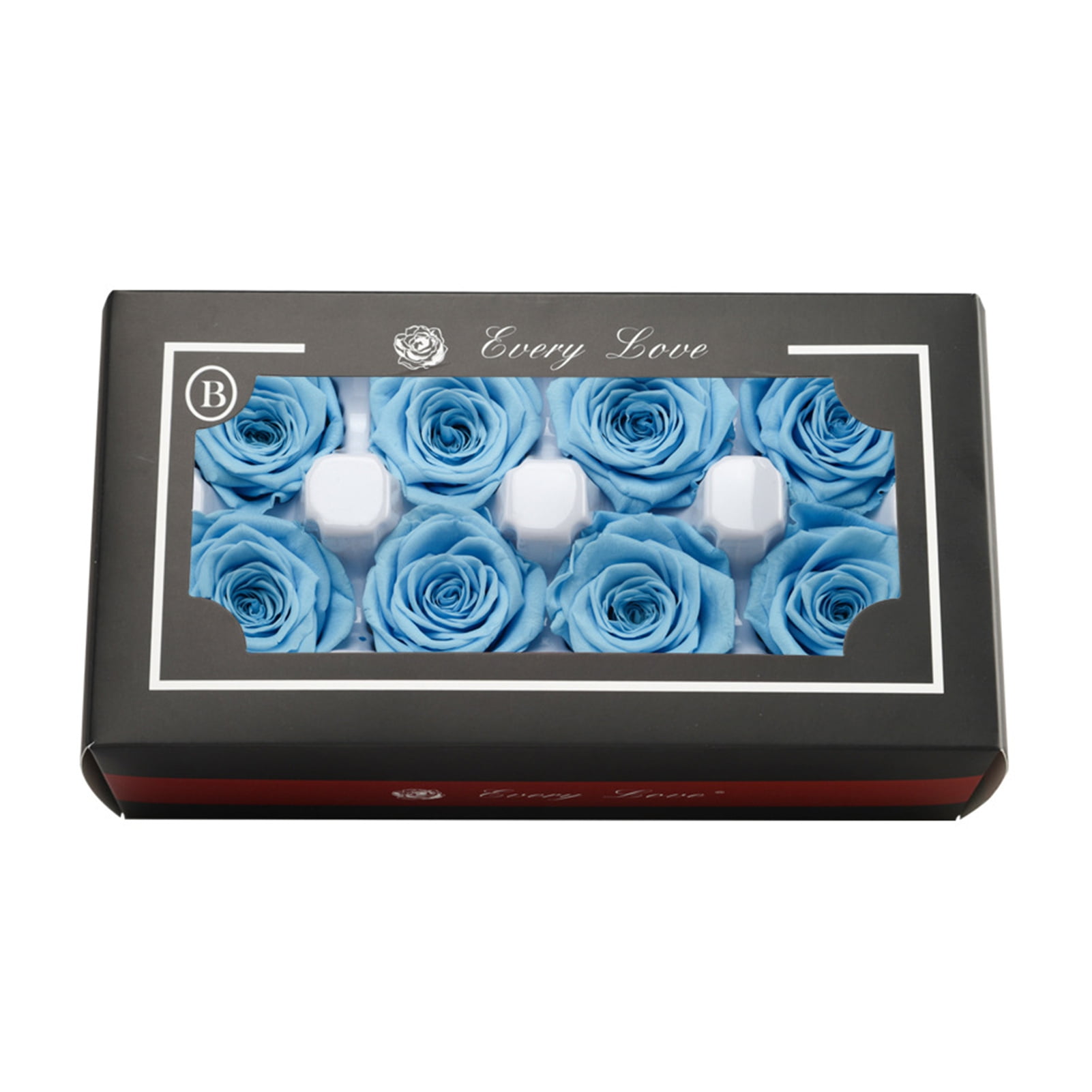 Trayknick Natural-looking Roses Rose Flower Heads 8pcs Eternal Rose ...