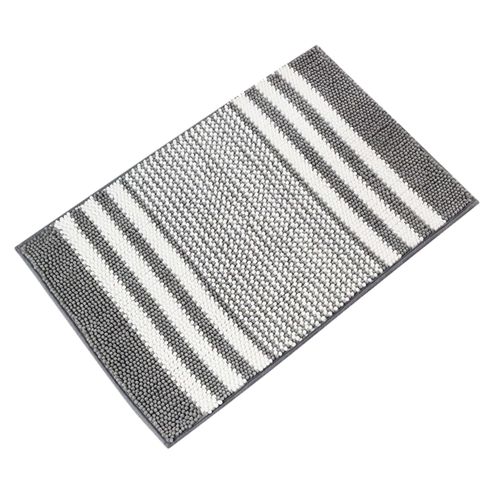 Trayknick Non-slip Bathroom Rug Bathroom Carpet Extra-soft Striped ...
