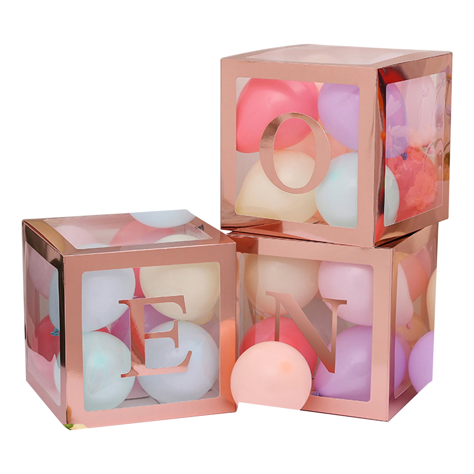 Trayknick Party Supply Box Balloon Box Party Decorations 1st Birthday ...