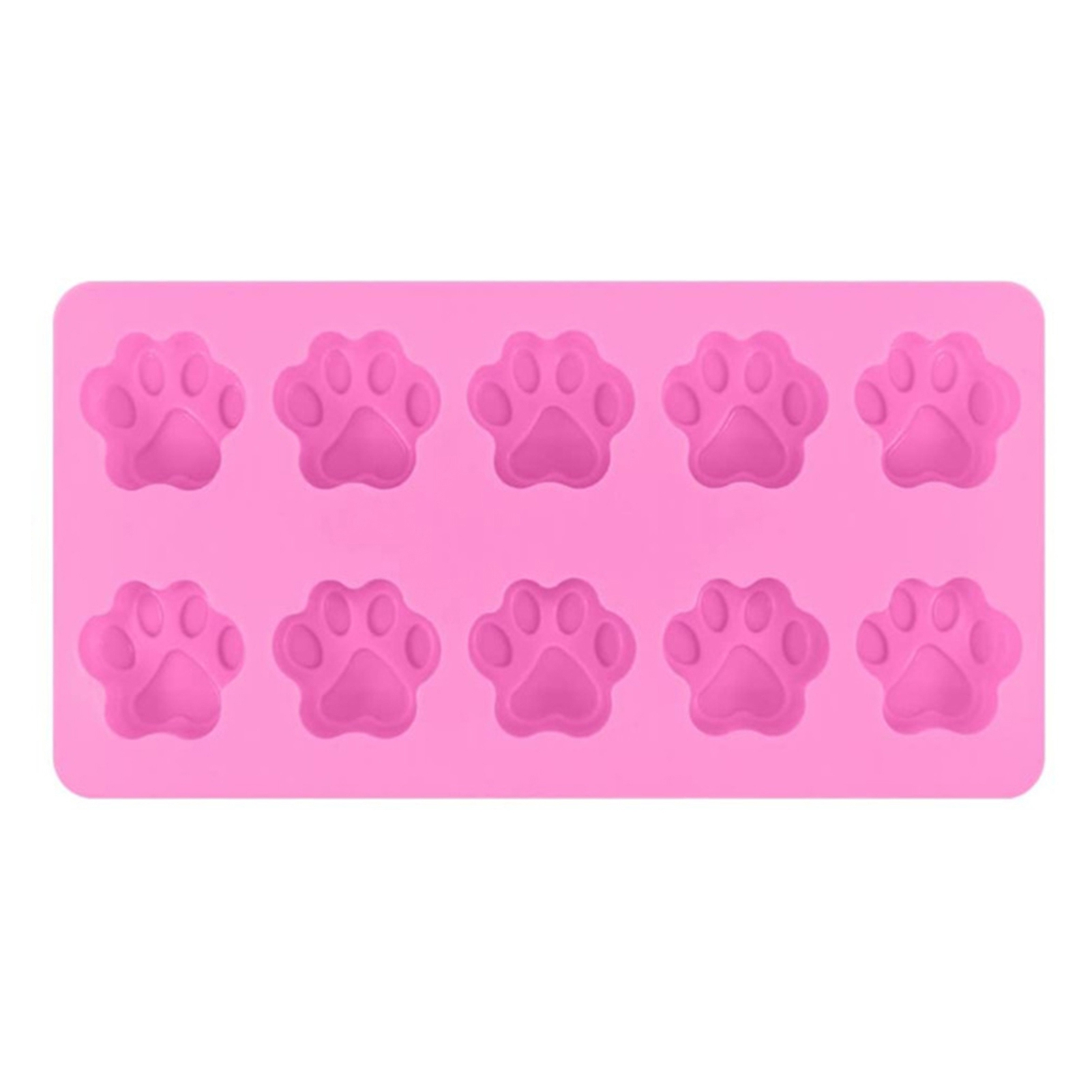 Trayknick Paw Print Cake Mold Silicone Cake Mold Cat Paw Bone Shape 10/ ...