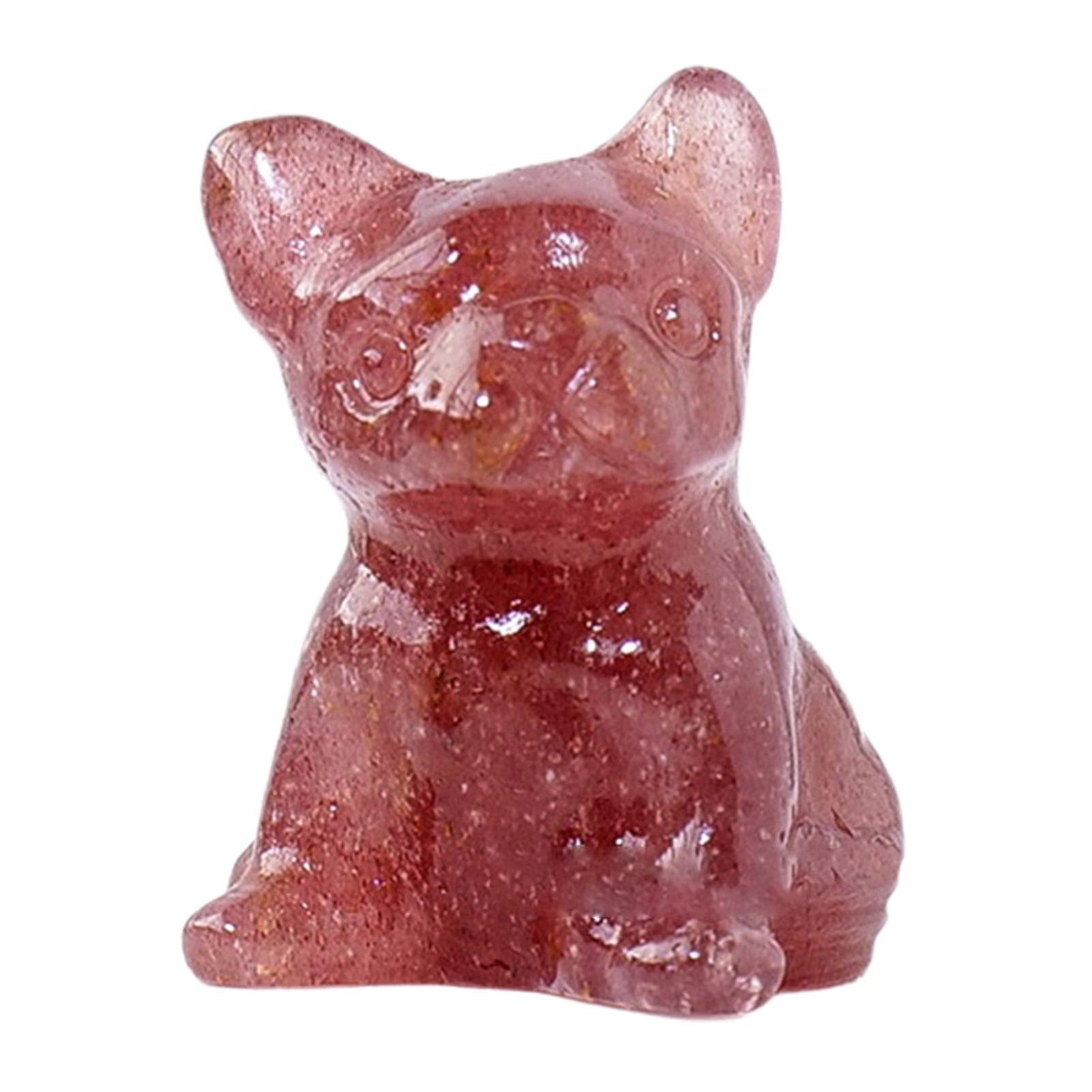 Trayknick Pocket Size Faux Dog Statue Bulldog Faux Statue Bulldog ...