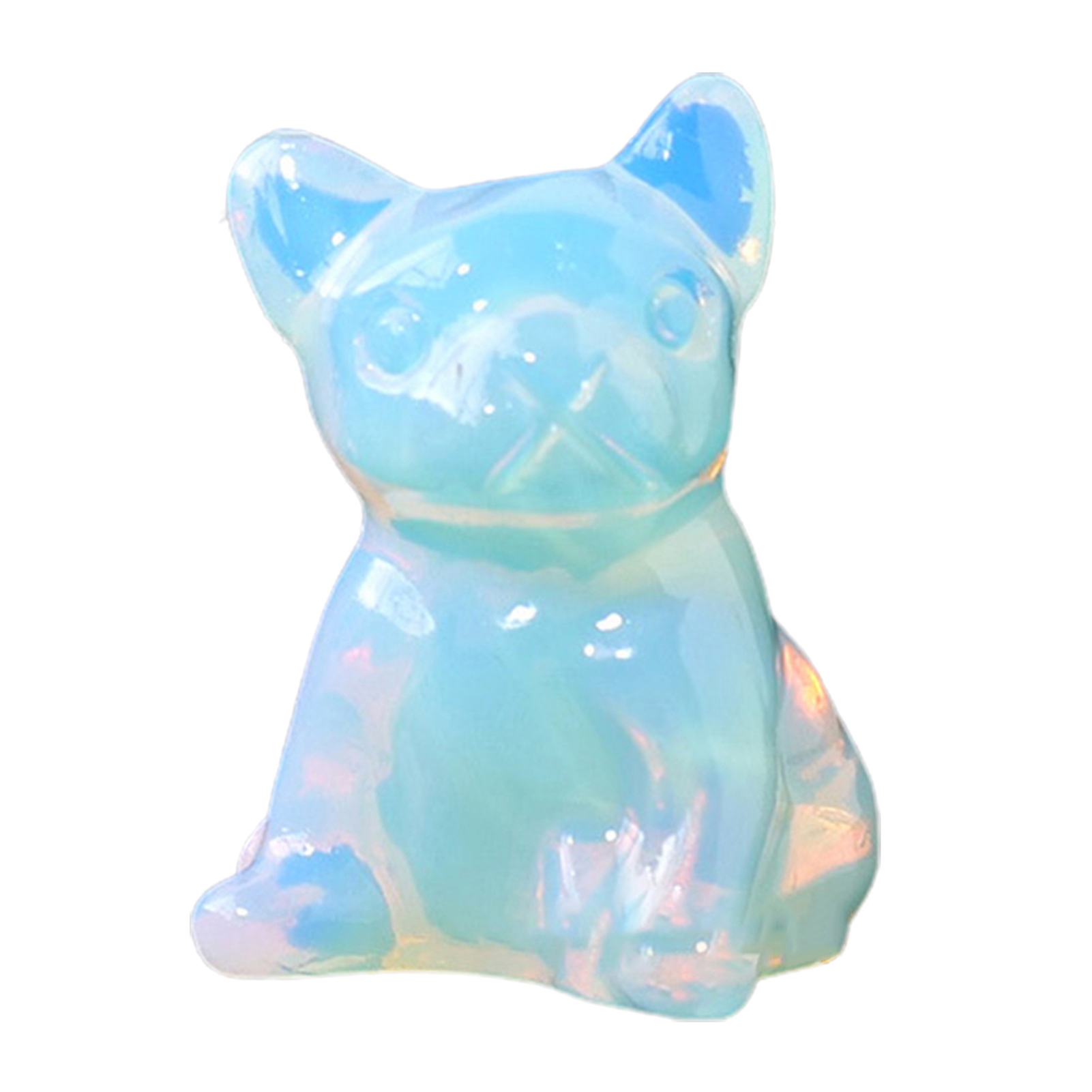 Trayknick Pocket Size Faux Dog Statue Bulldog Faux Statue Bulldog ...