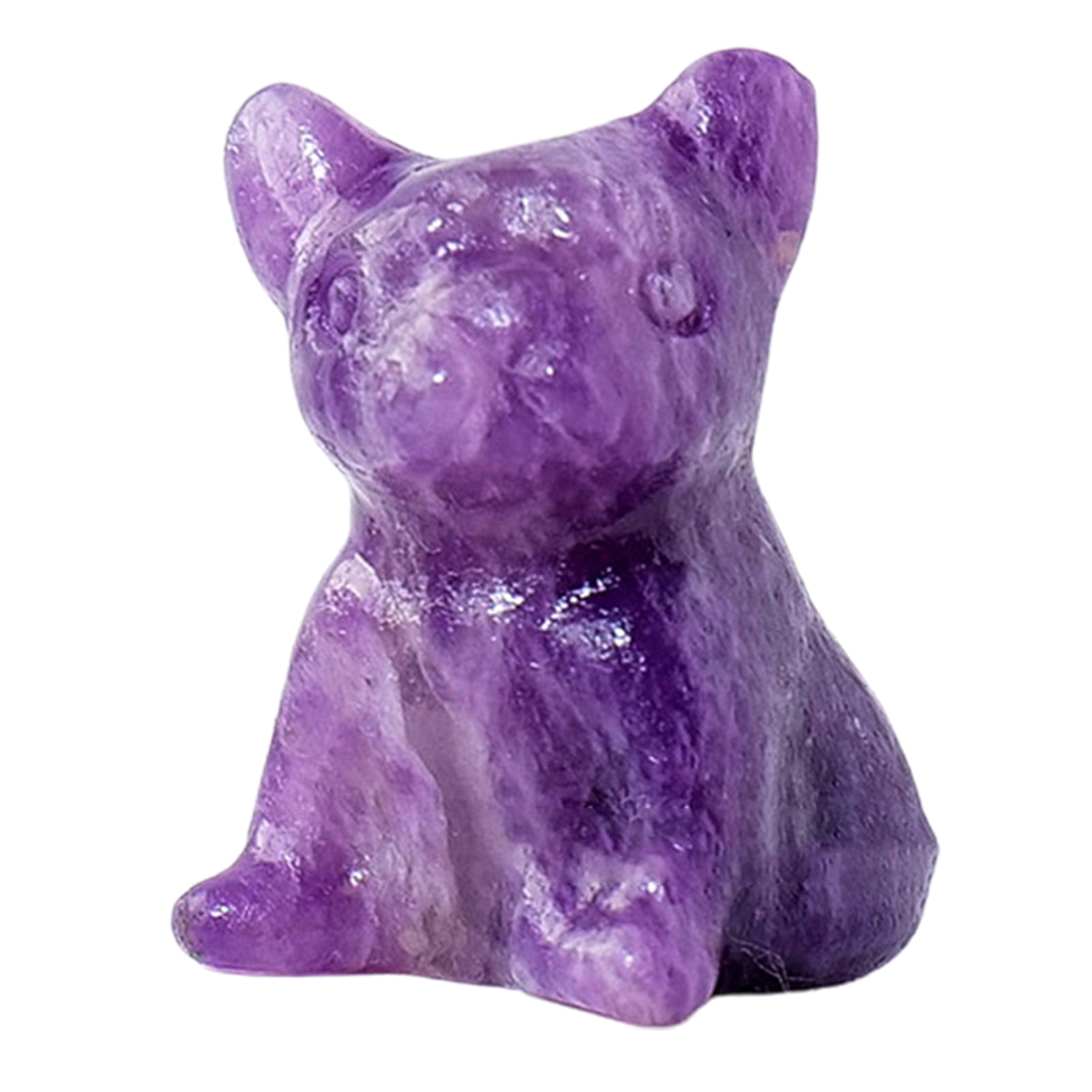 Trayknick Pocket Size Faux Dog Statue Bulldog Faux Statue Bulldog ...