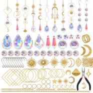 200 Pcs DIY Suncatcher Making Kits, for Ornaments Home Garden Wedding ...