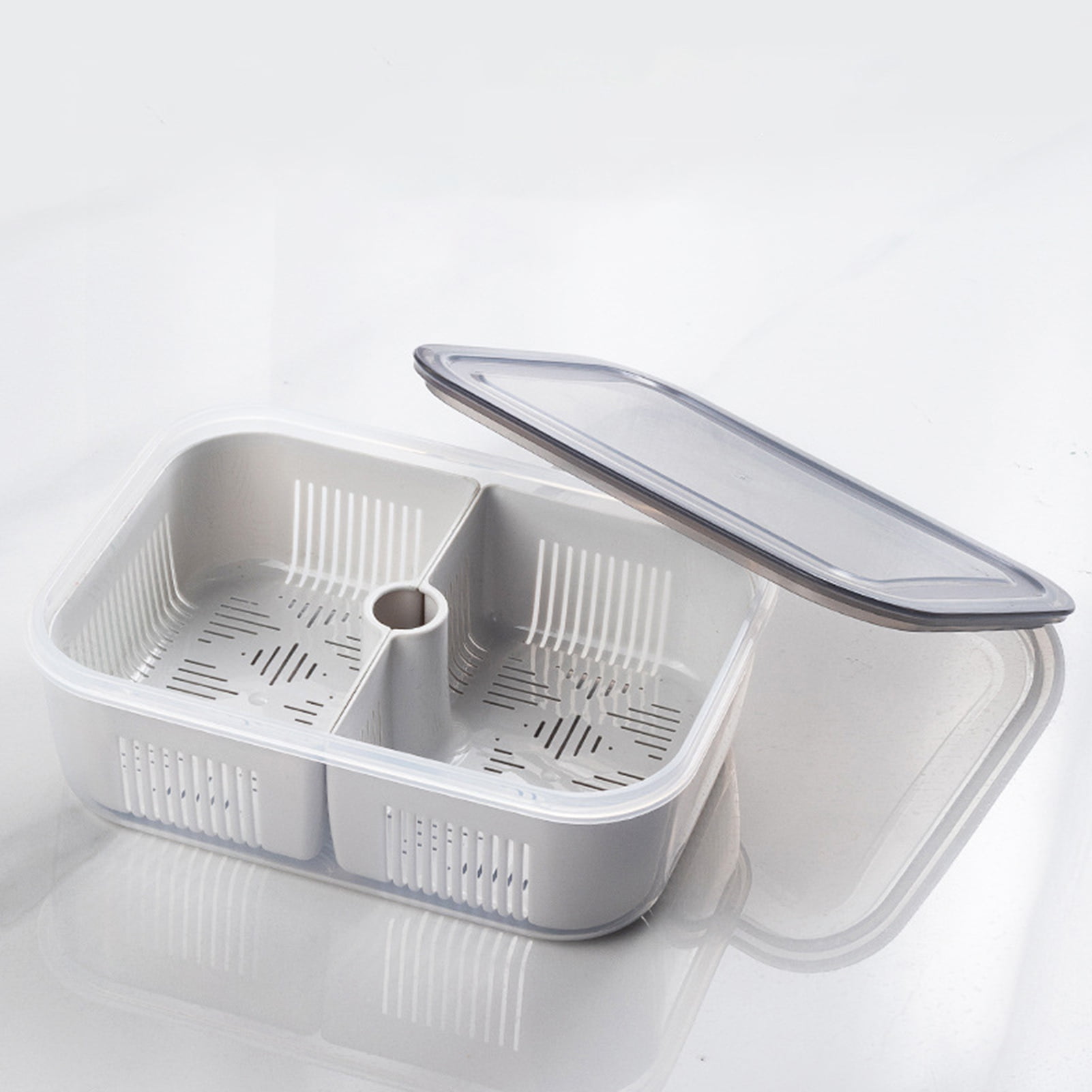 Trayknick Refrigerator Storage Box Drain Seal Box 1.4l Drainer Seal Box ...