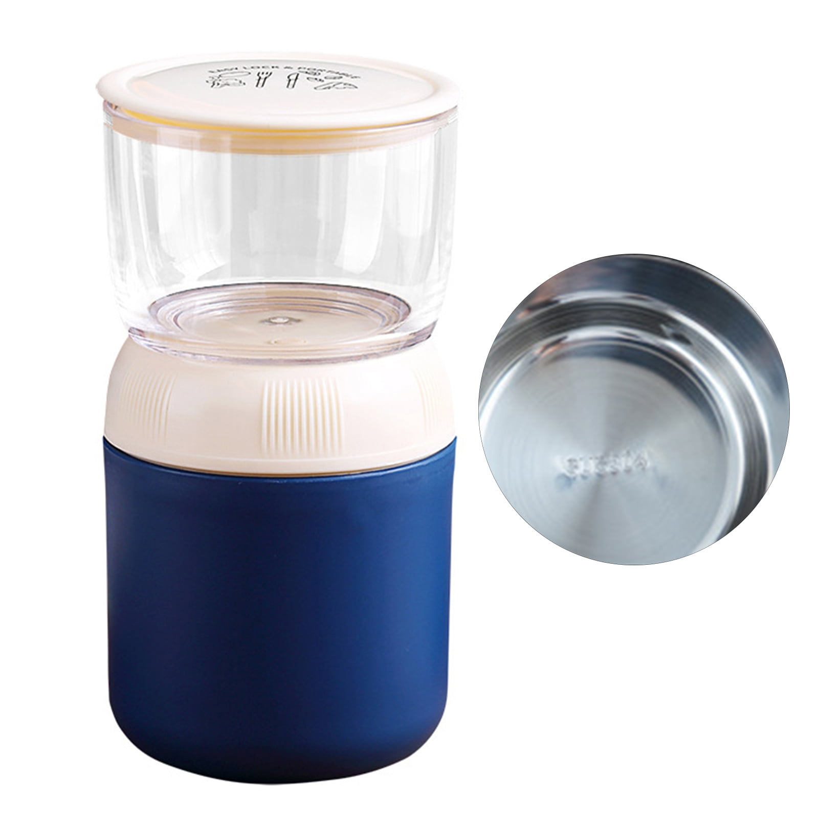 Trayknick Rust-resistant Food Storage Containers Soup Cup with Double ...