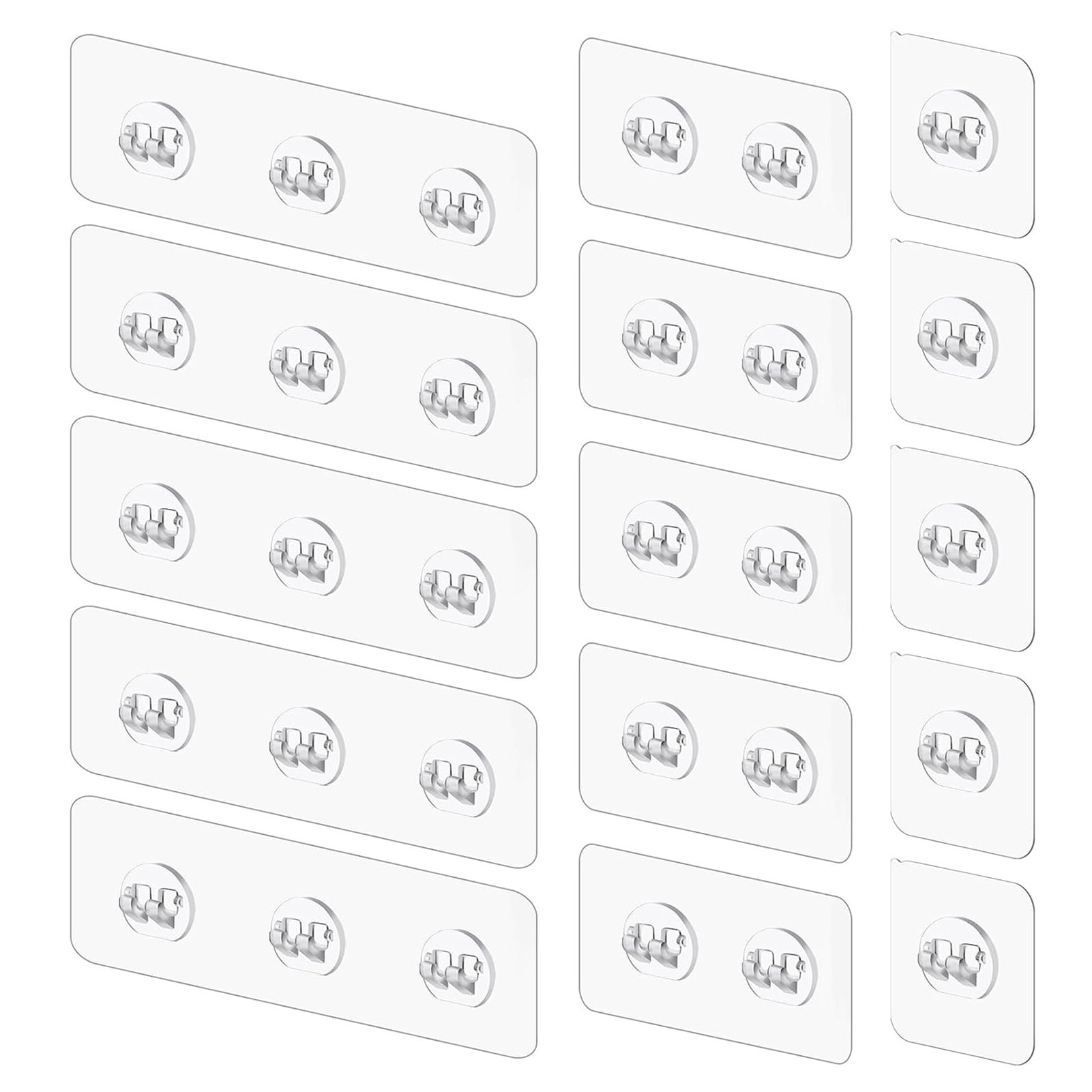 Trayknick Shower Shelf Sticker 30lb Load-bearing Shower Hook 15pcs ...