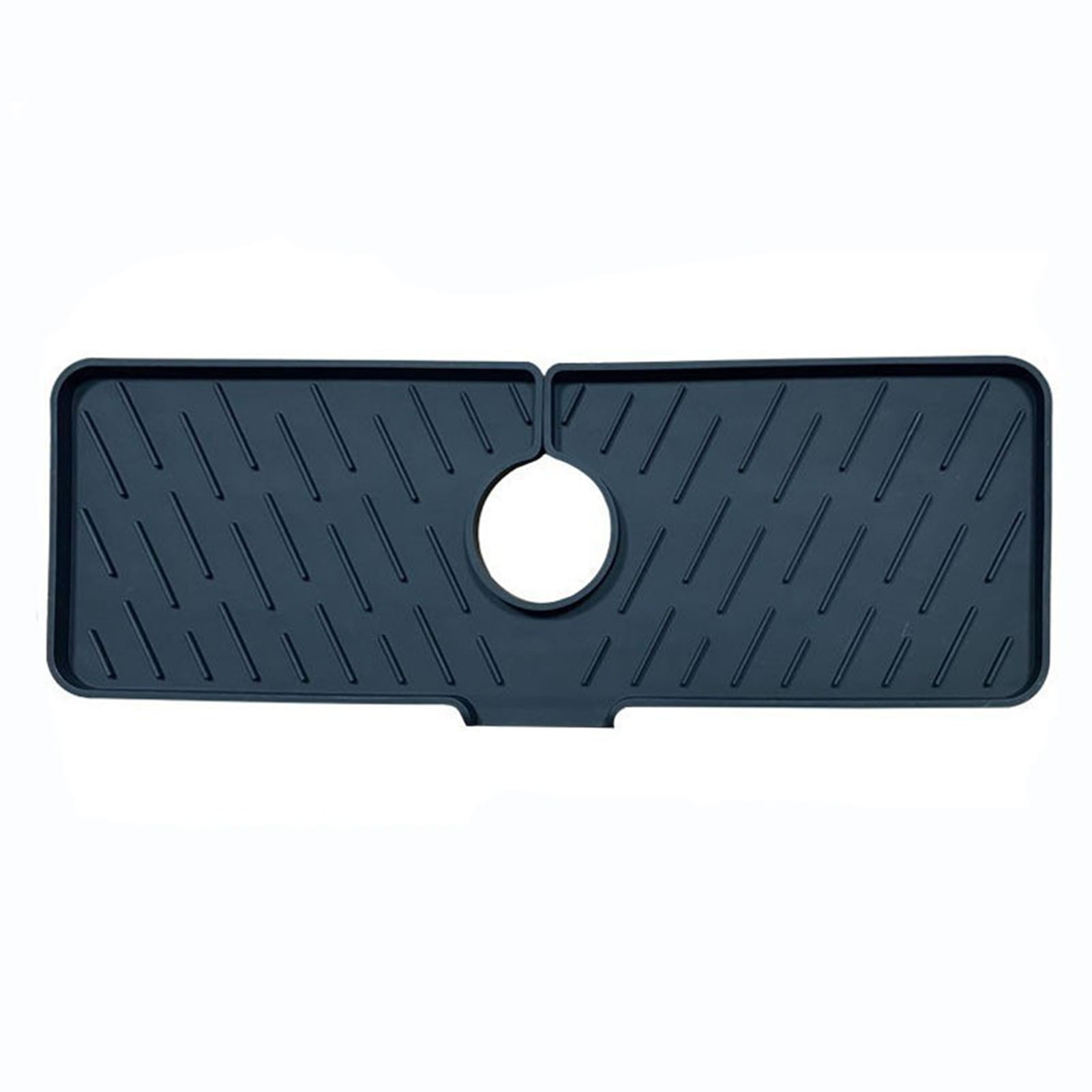 Trayknick Silicone Faucet Mat Foldable Faucet Drain Pad Splash ...