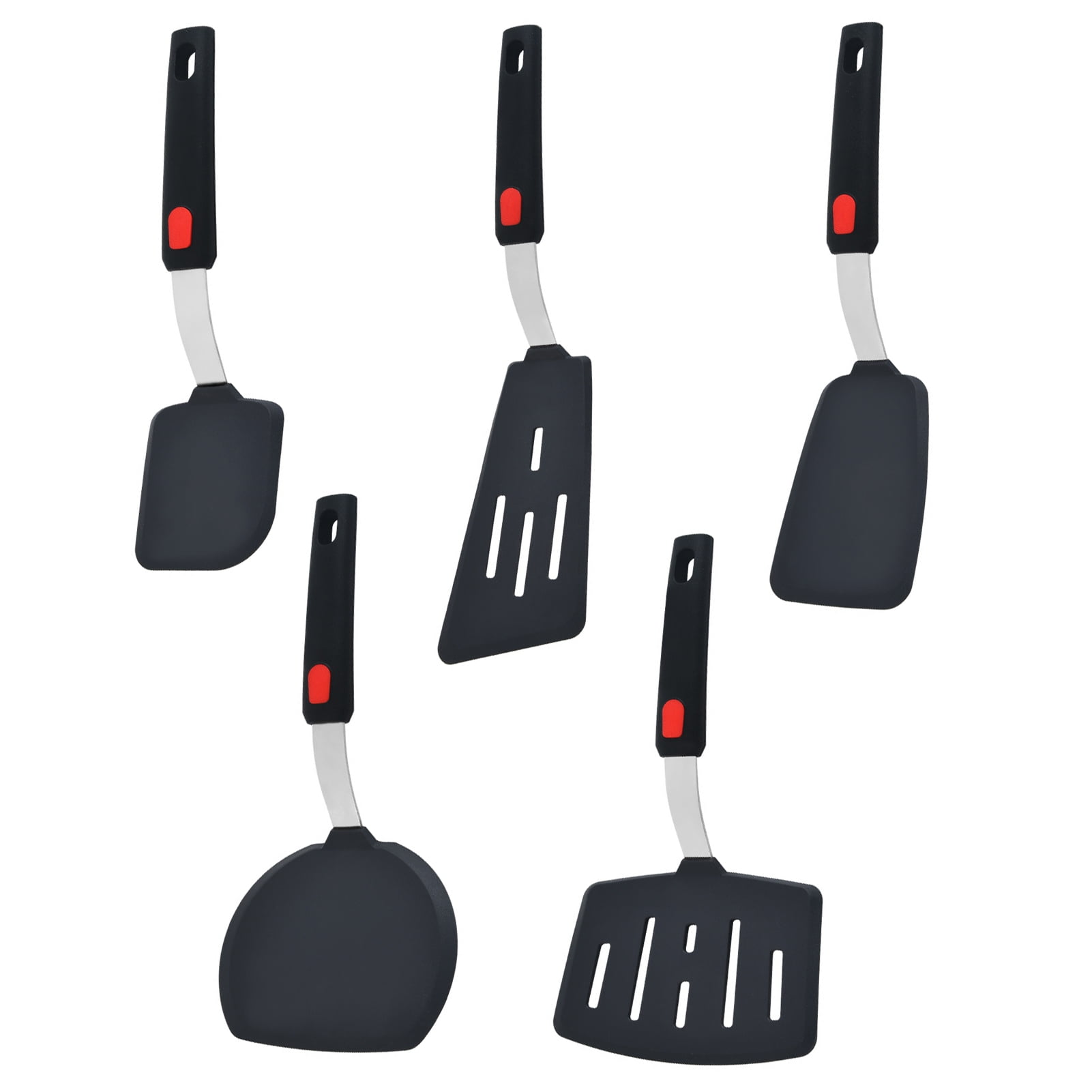 Trayknick Silicone Spatula Set Nonstick Silicone Spatula 5 Pcs Cooking ...