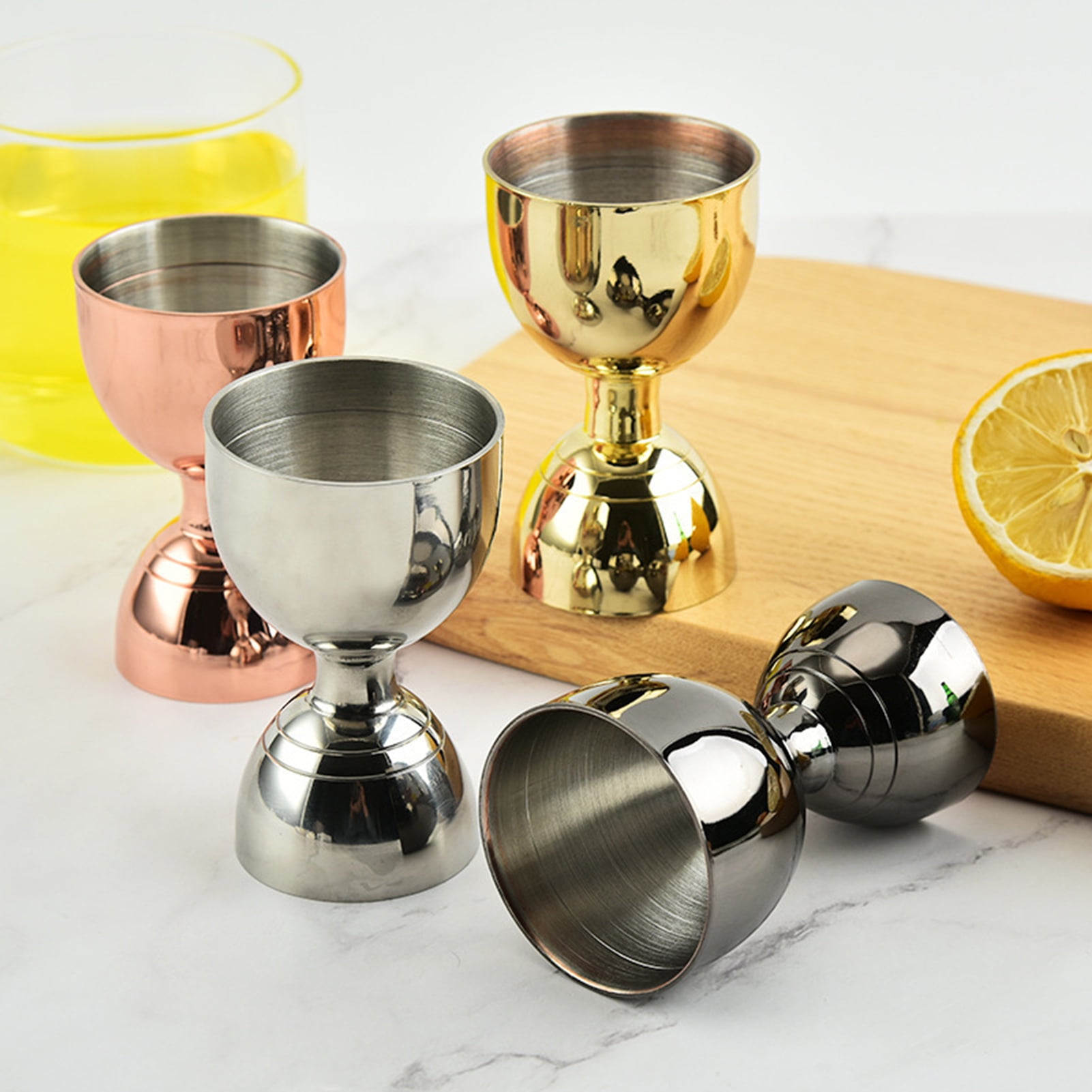 Trayknick Stainless Steel Wine Measuring Cup - Cocktail Measuring ...