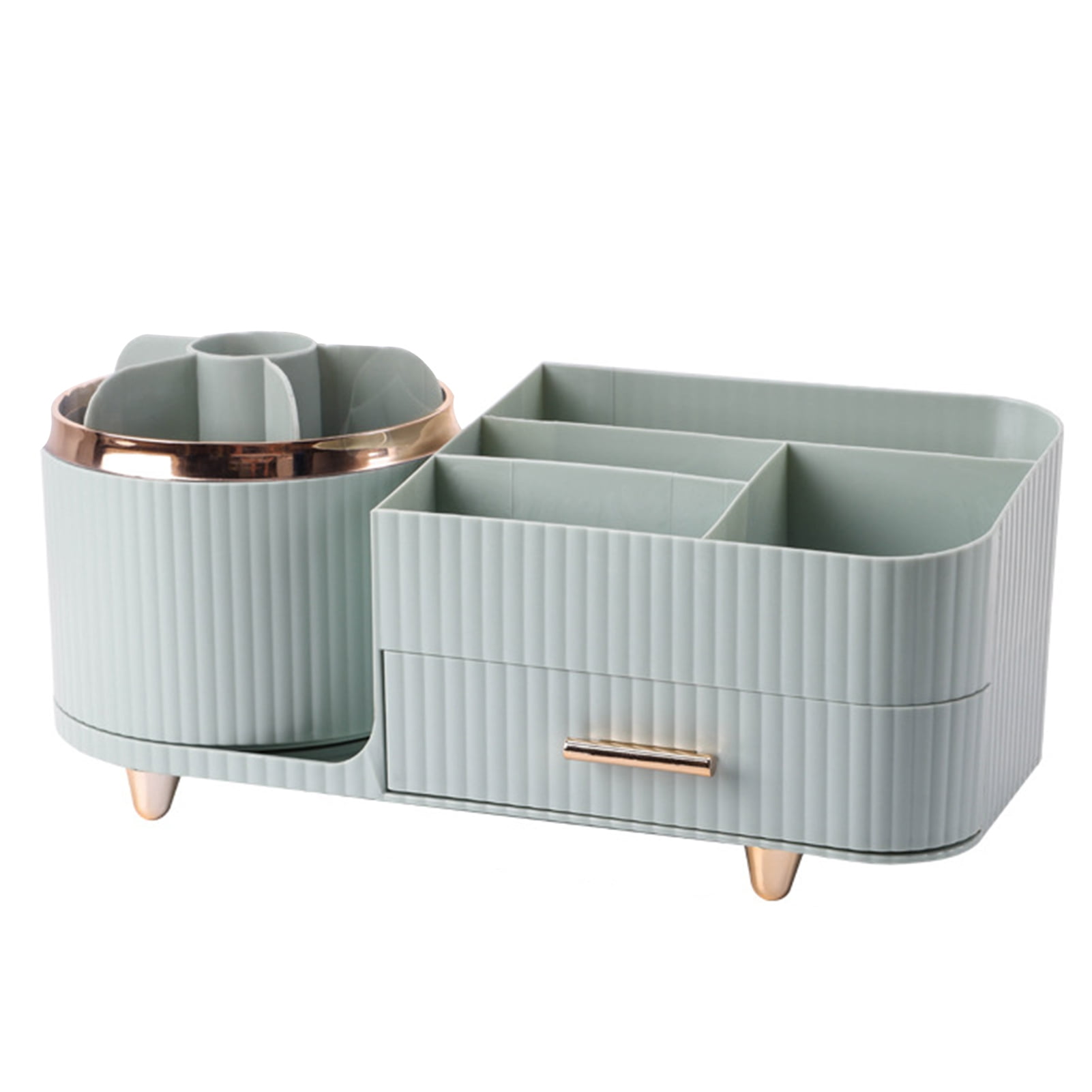 Trayknick Storage Box for Makeup Brushes Trinkets Rotating Cosmetic ...