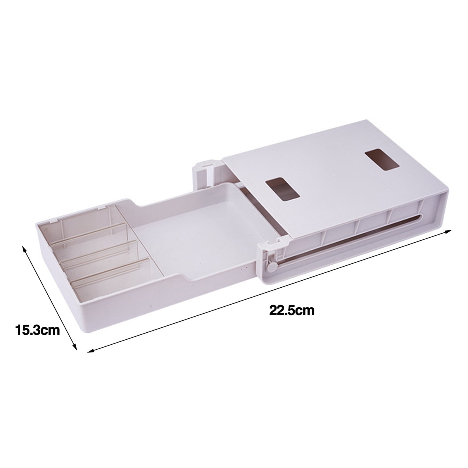 Trayknick Storage Container under Desk Storage Box with Slide-out ...