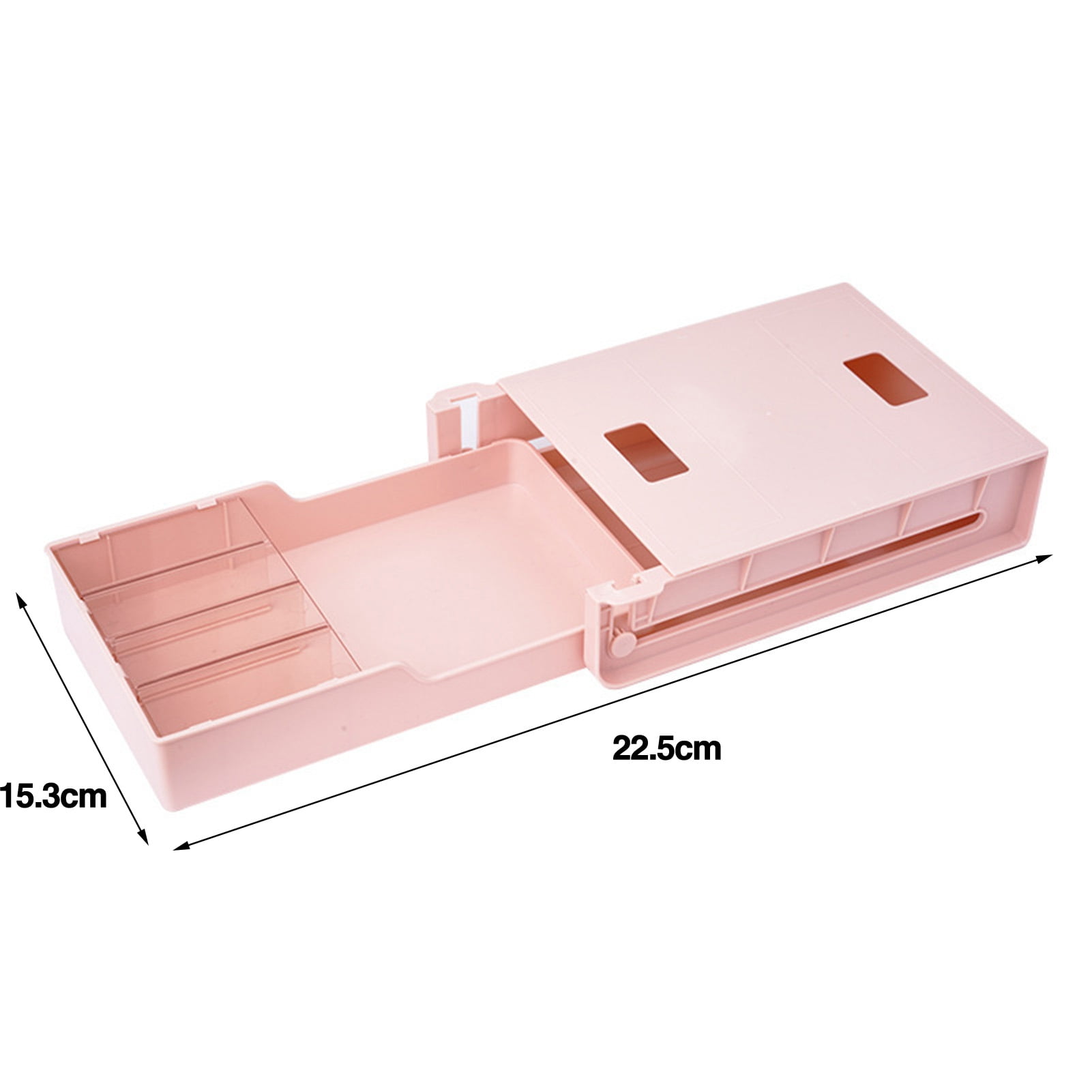 Trayknick Storage Container under Desk Storage Box with Slide-out ...