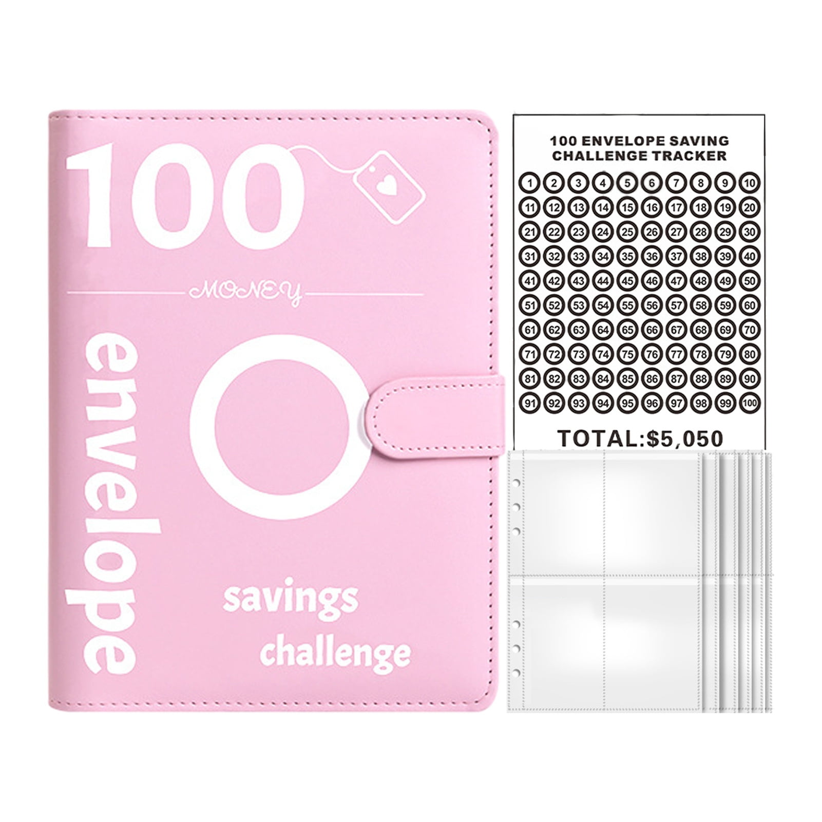 Trayknick Tear-resistant Cash Envelopes Envelope Notebook 100 Envelopes ...