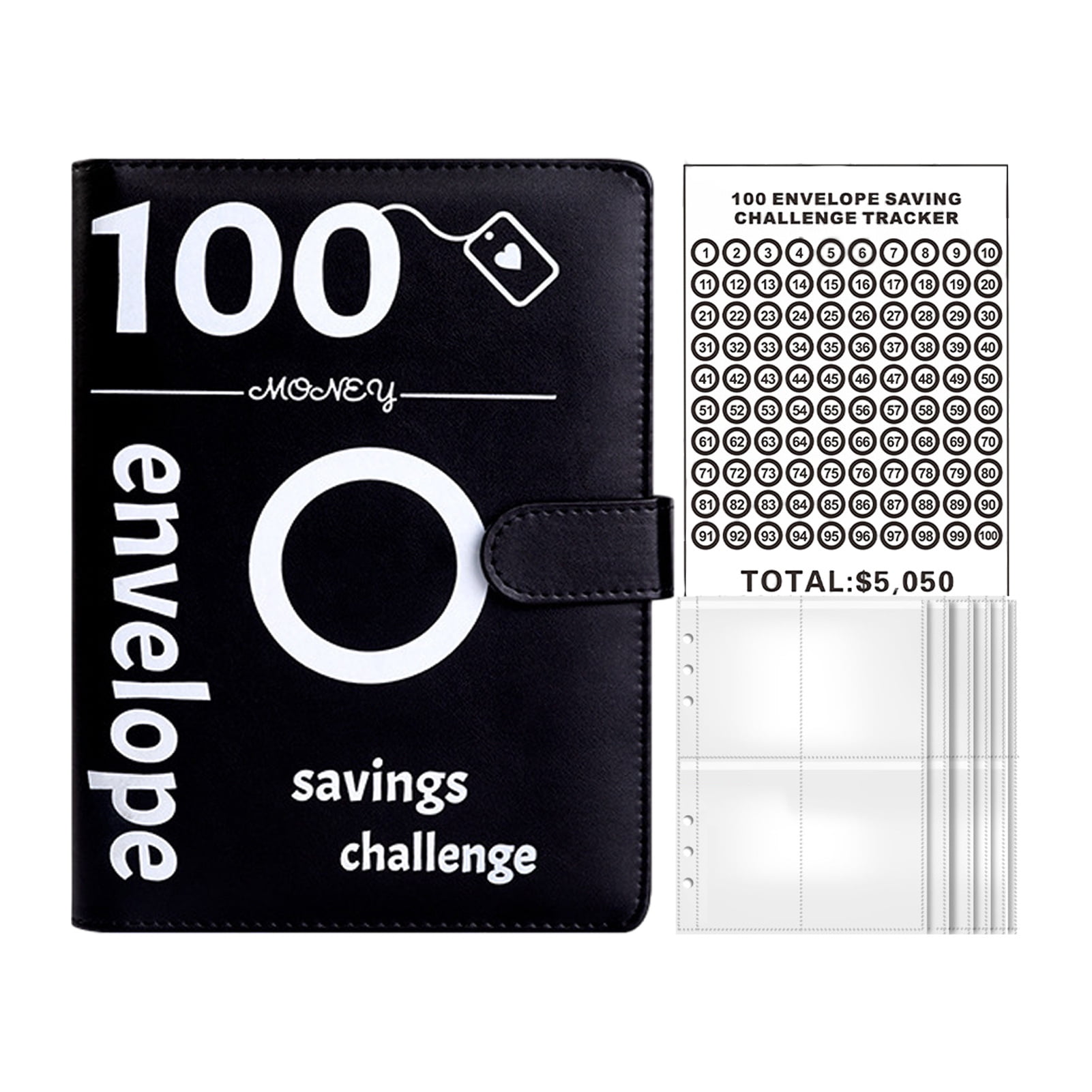 Trayknick Tear-resistant Cash Envelopes Envelope Notebook 100 Envelopes ...