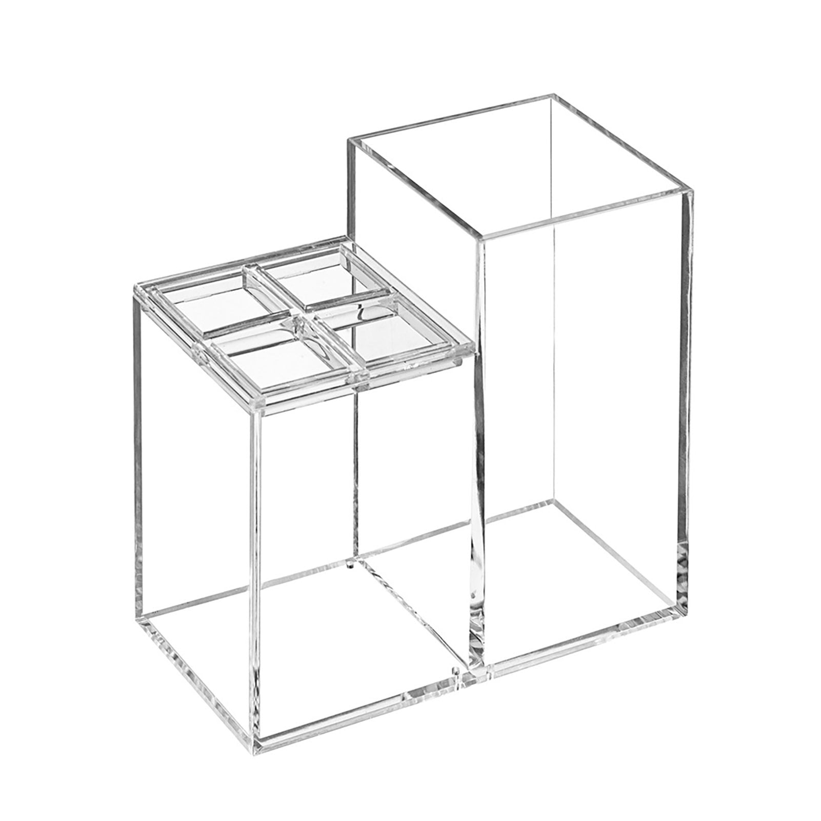 Trayknick Toothbrush Toothpaste Storage 1l Clear Acrylic Toothbrush ...