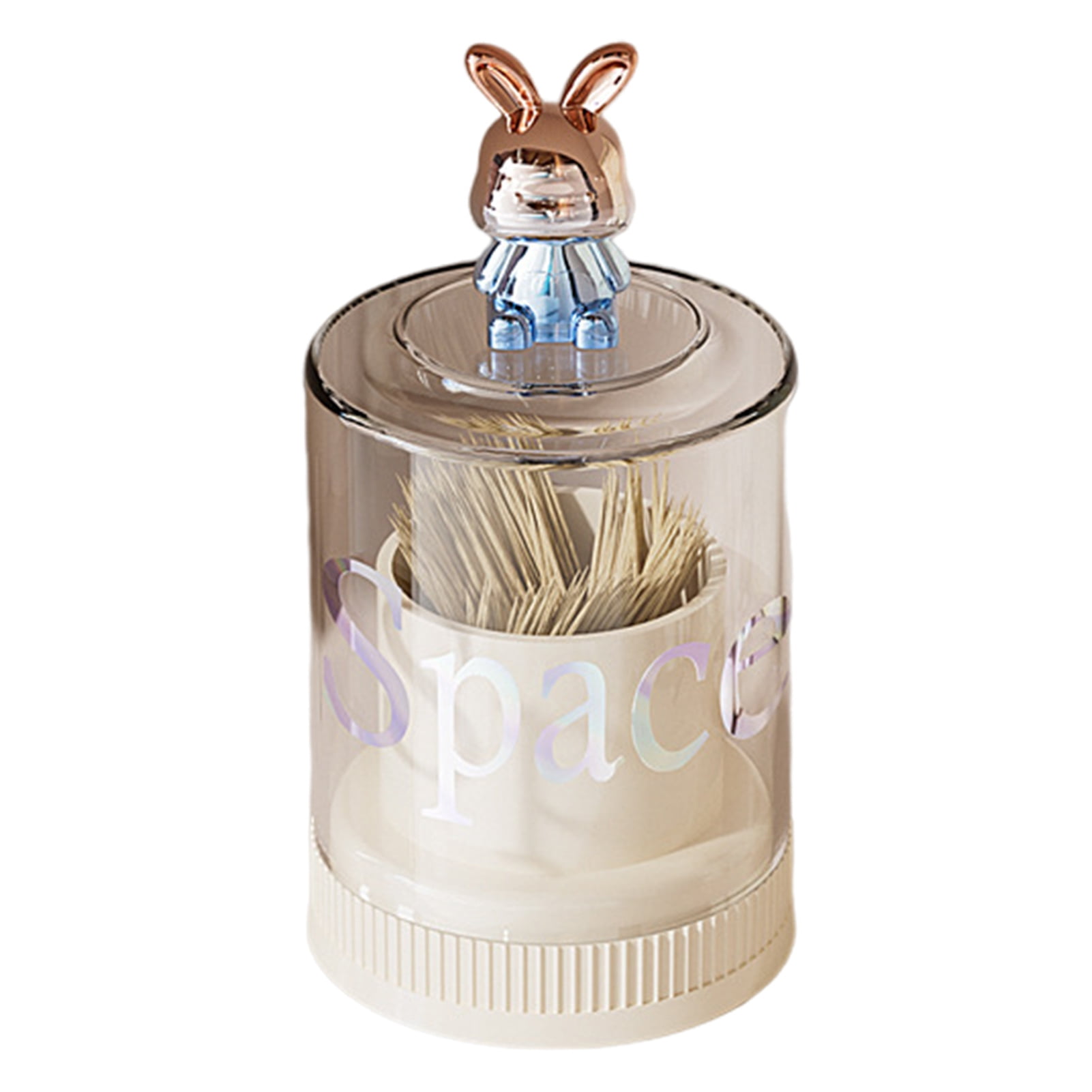 Trayknick Transparent Toothpick Holder Cartoon Toothpick Box Adorable ...