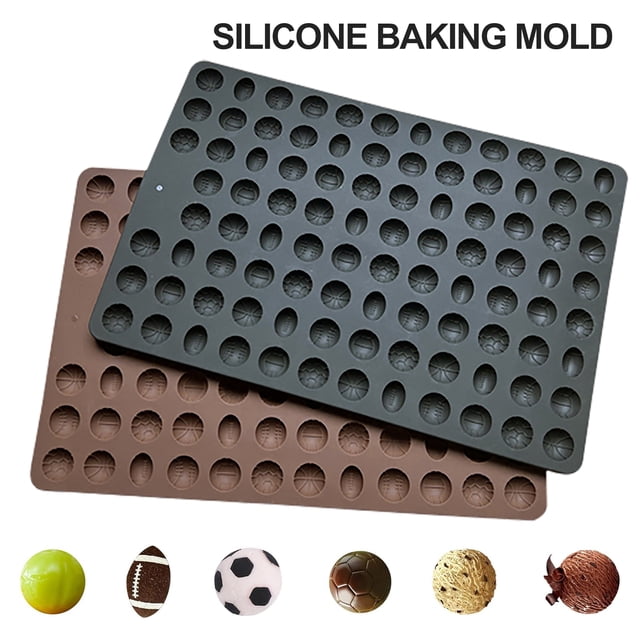 Trayknick Versatile Silicone Sport Balls Candy Molds - Easy Release ...