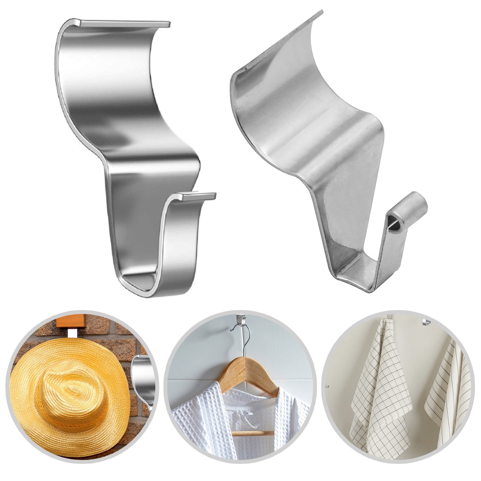 Trayknick Vinyl Siding Hooks - 10Pcs No-Hole Needed Hangers, Easy ...