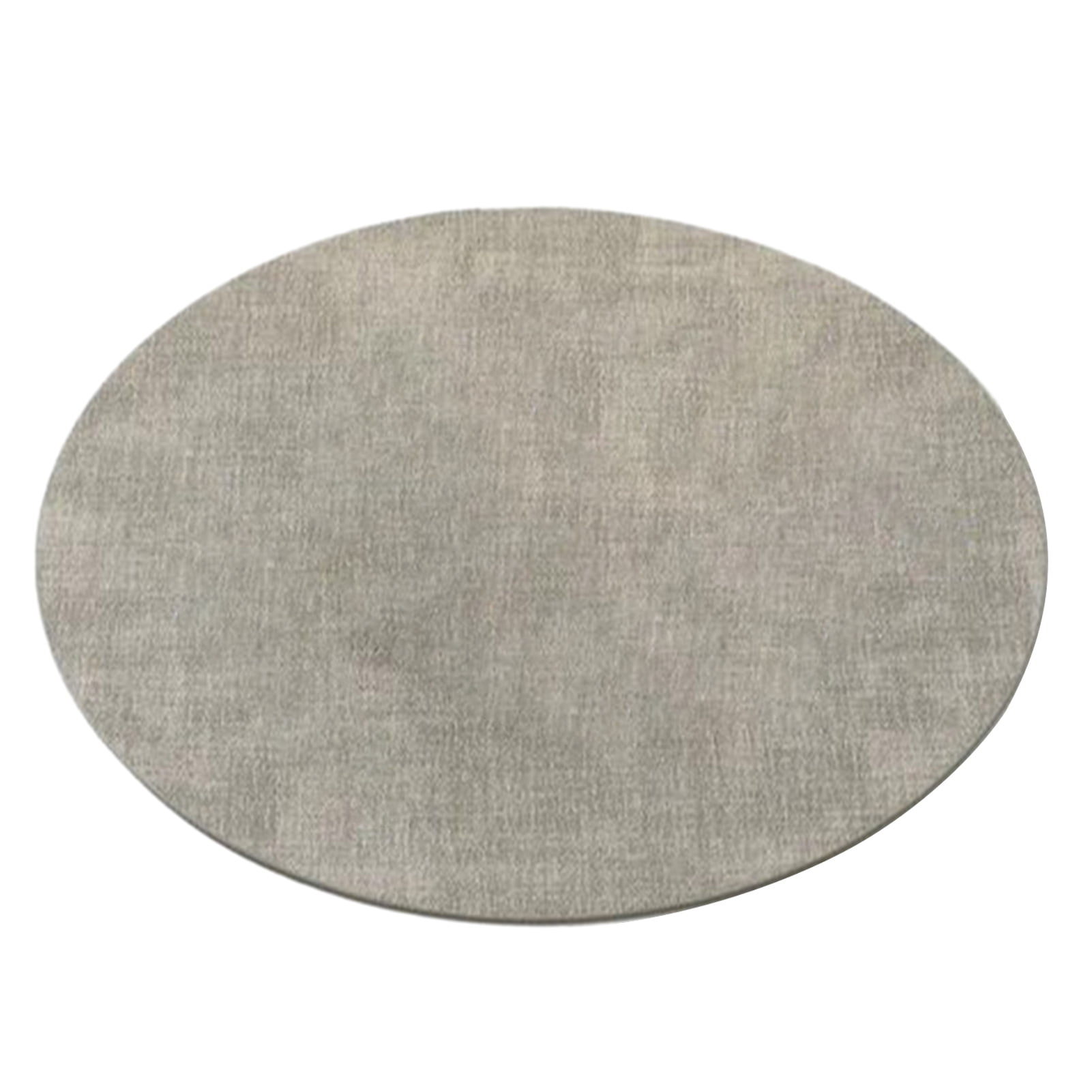 Trayknick Waterproof Table Mat Round Placemat Solid Color Faux Leather ...