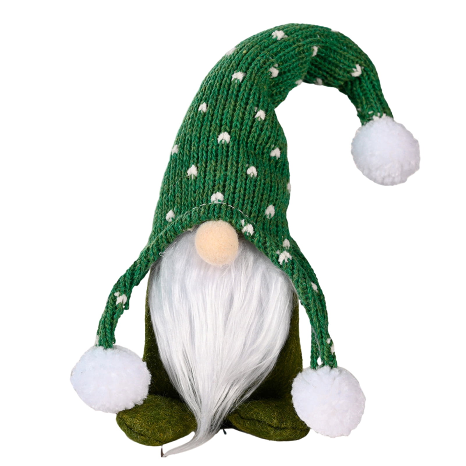 Trayknick White Beard Faceless Handmade Christmas Plush Gnome Festive ...