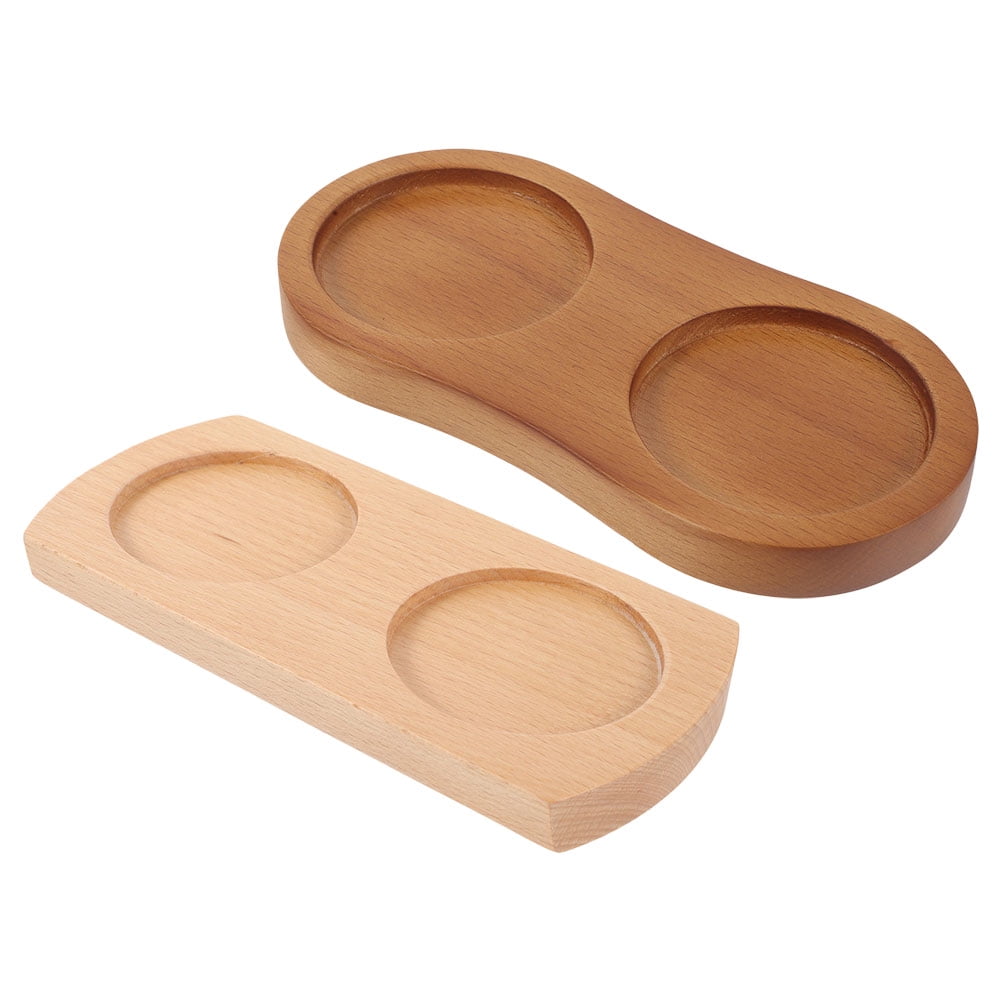Worgeous Wooden Pepper and Salt Mill Tray with Nonslip Bottom for ...