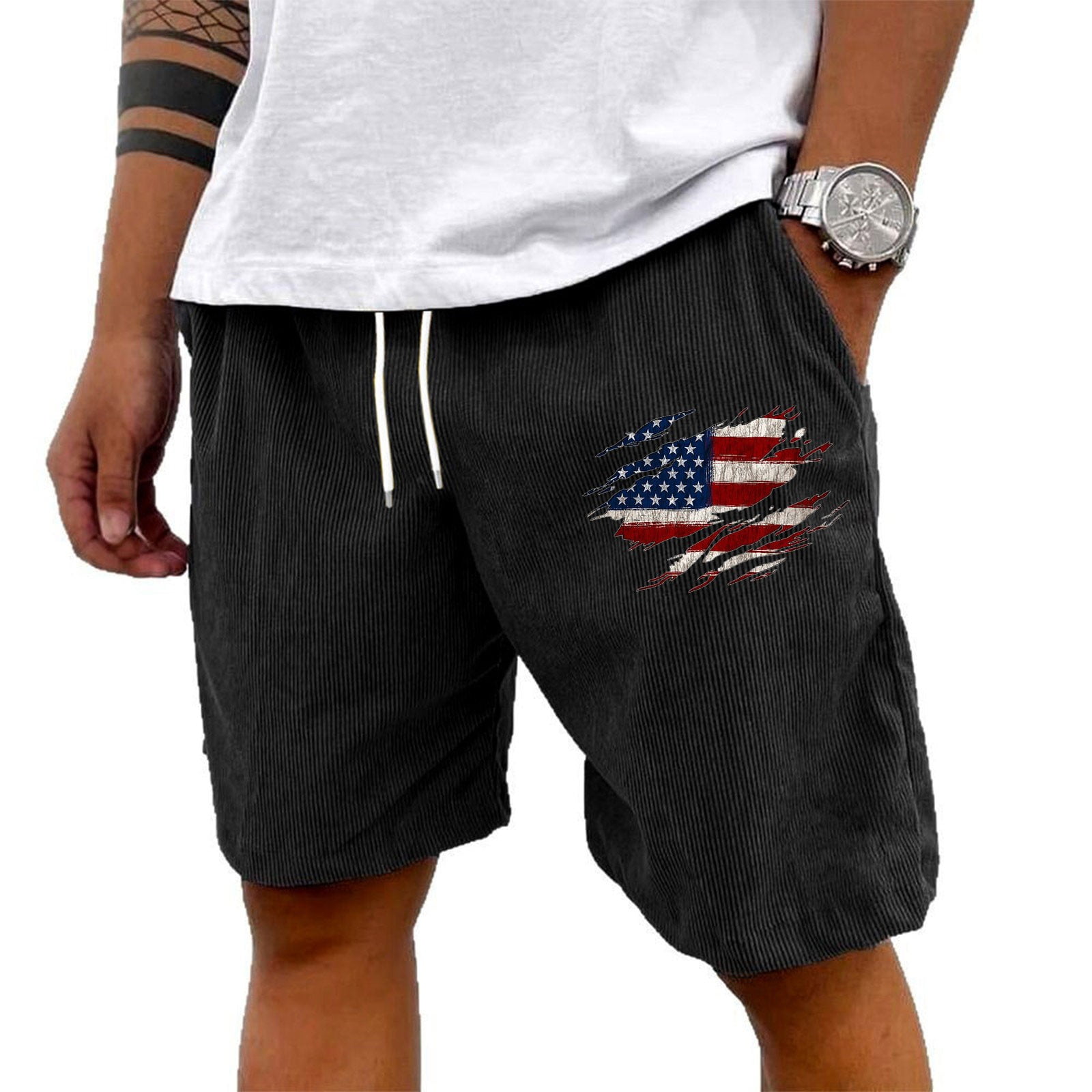 TrdSipl 4th Of July Men Shorts 1776 Independence Day American Patriotic ...