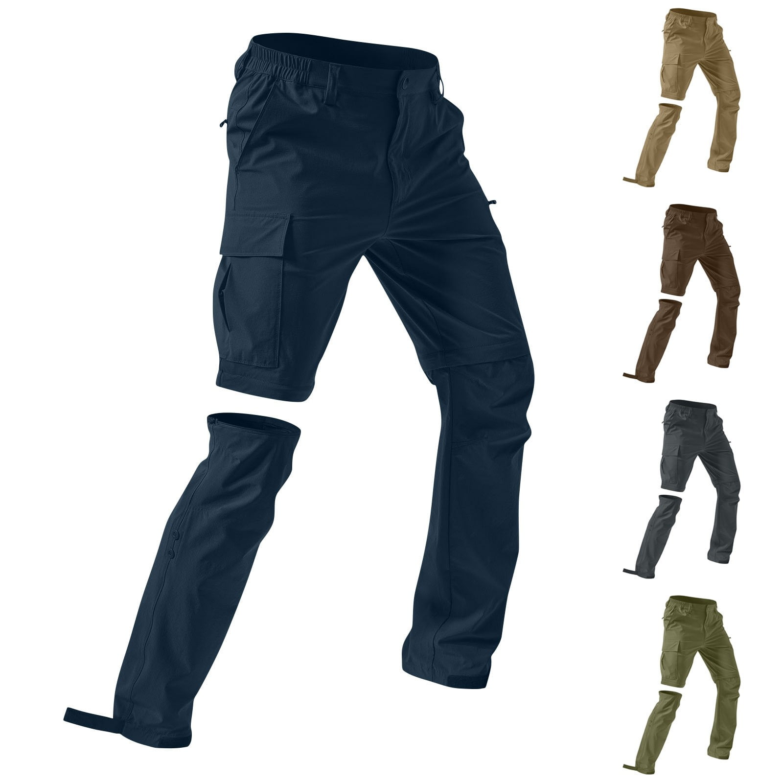 TrdSipl Convertible Pants Men Waterproof Zip Off Pants Quick Dry ...