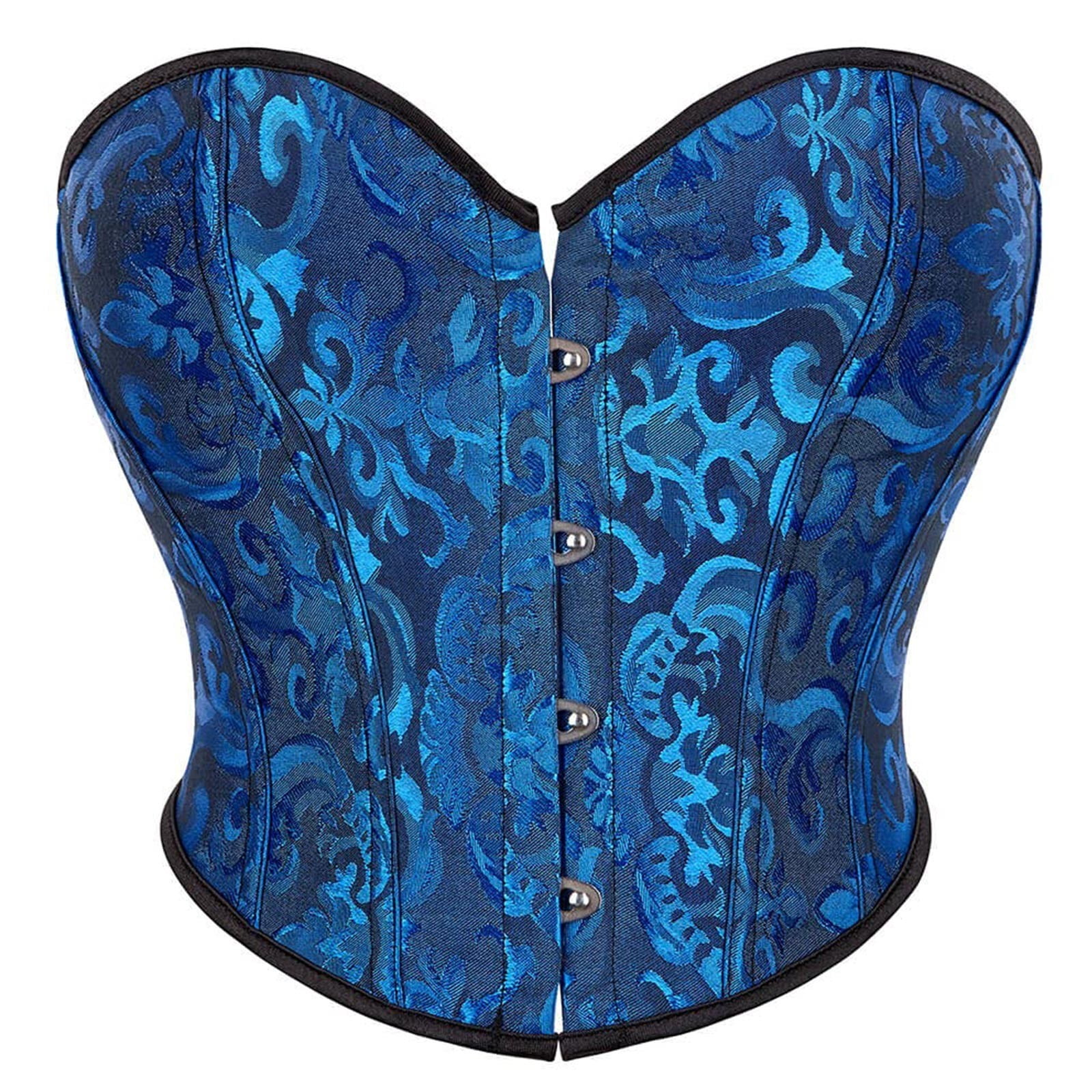 TrdSipl Corset Lingerie for Women Floral Trim Corset Lingerie Satin ...
