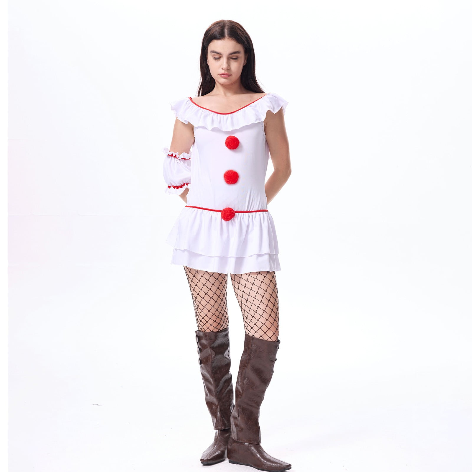 TrdSipl Halloween Costumes for Women Adult Retro Ren Faire Renaissance Dress Party Swing Flowy ...