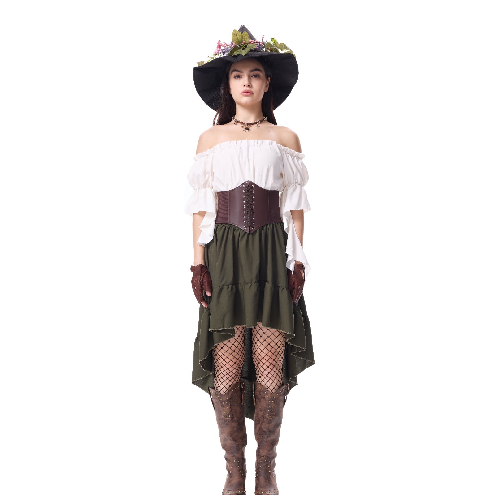 TrdSipl Halloween Costumes for Women Adult Vintage Ren Faire Medieval ...