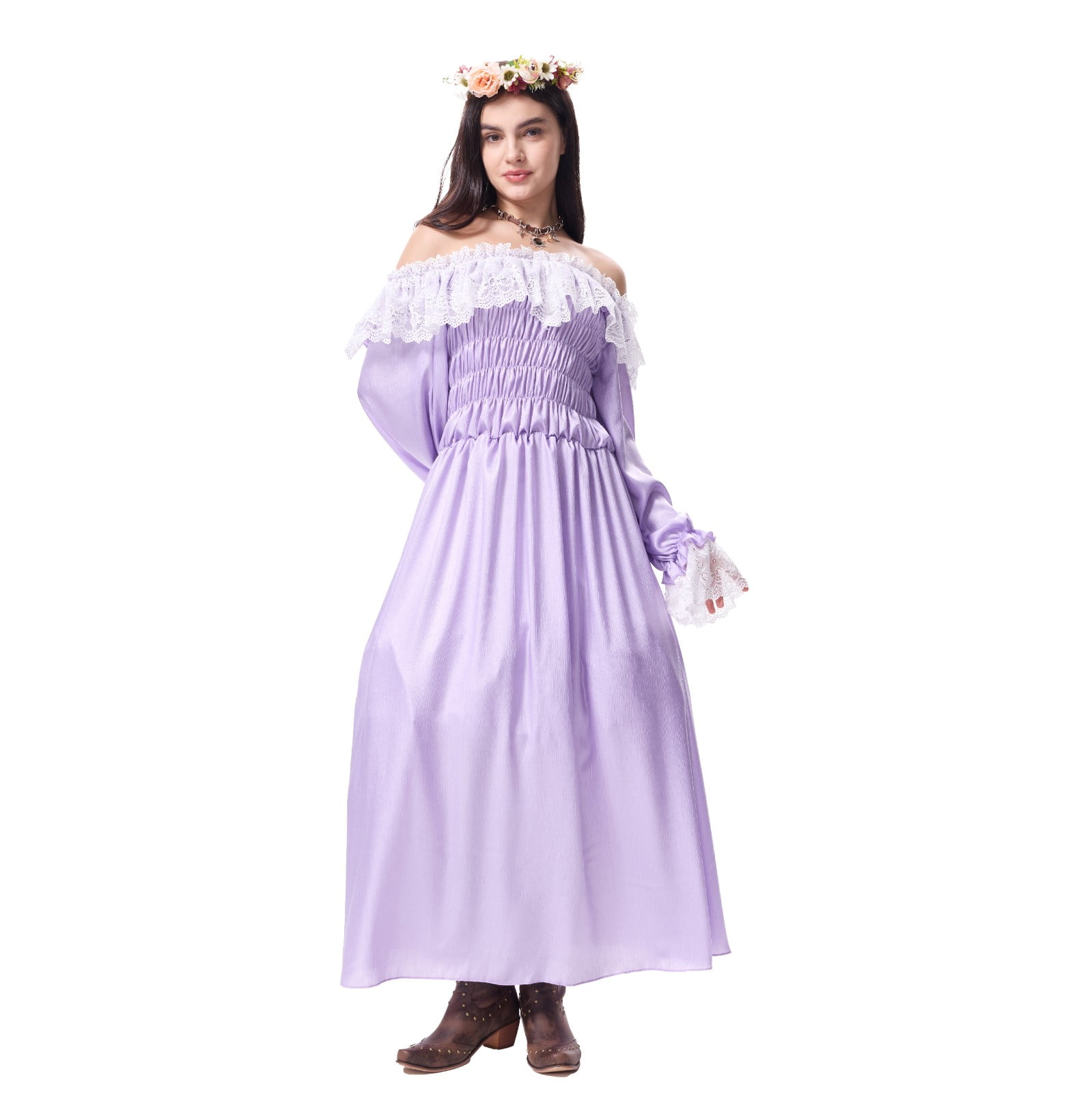 TrdSipl Halloween Costumes for Women Adult Vintage Ren Faire ...