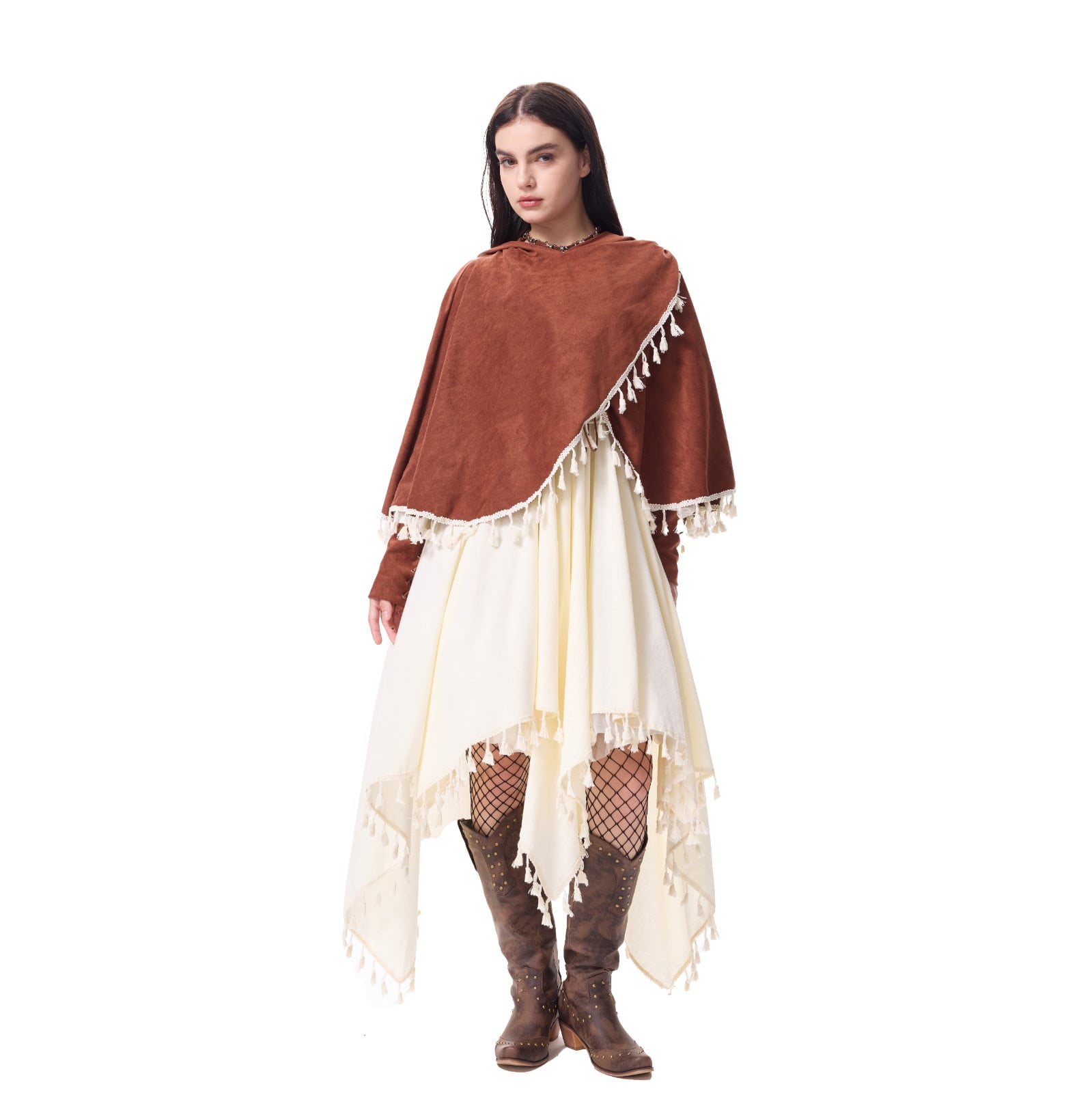 TrdSipl Halloween Costumes for Women Ren Faire Swing Flowy Renaissance ...