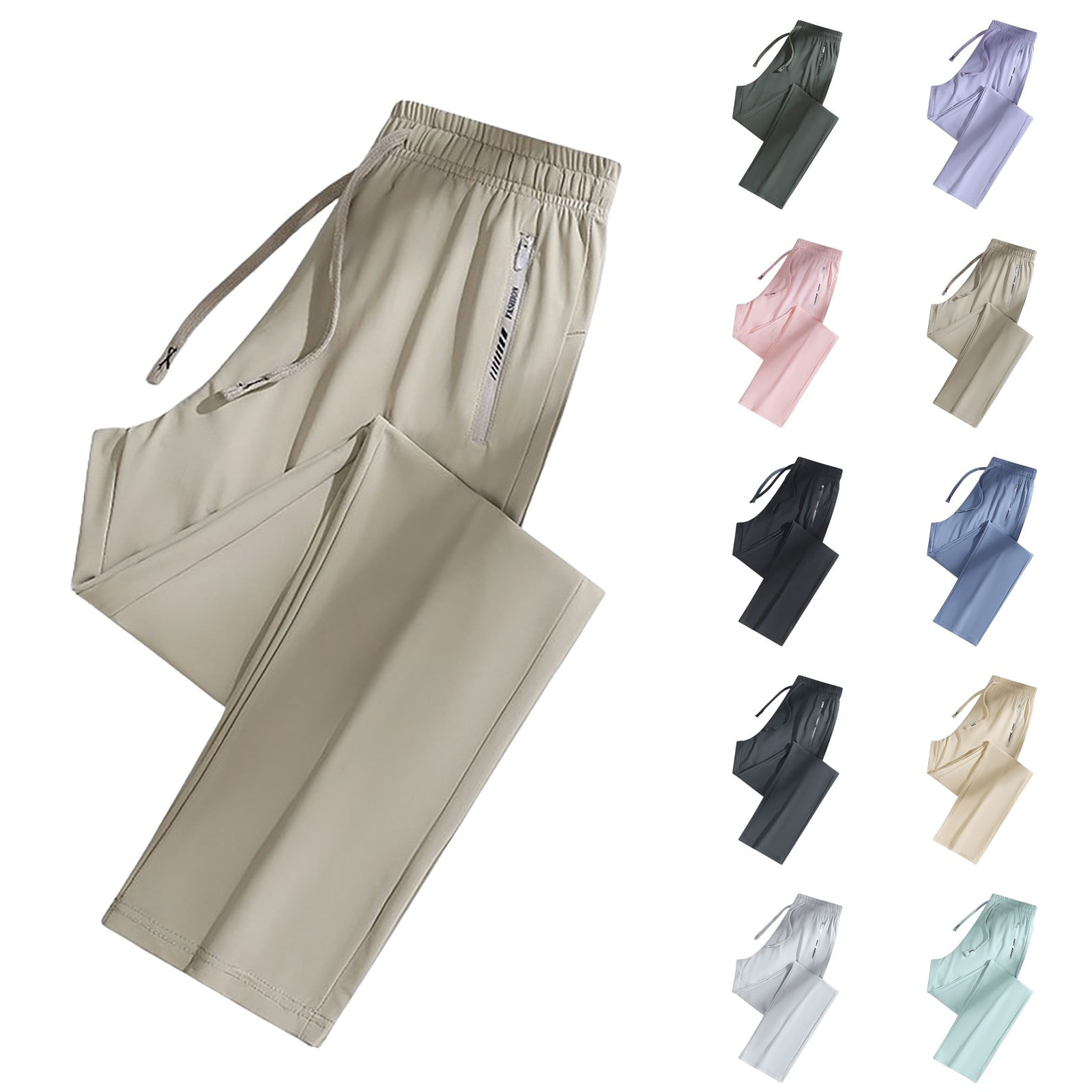 TrdSipl Lightweight Sweatpants Women Athleisure Straight Leg Joggers ...