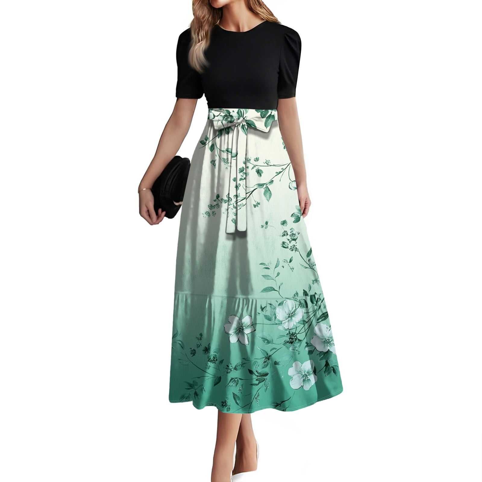 TrdSipl Summer Dresses For Women 2025 Swing Flowy Dresses Dressy Casual ...