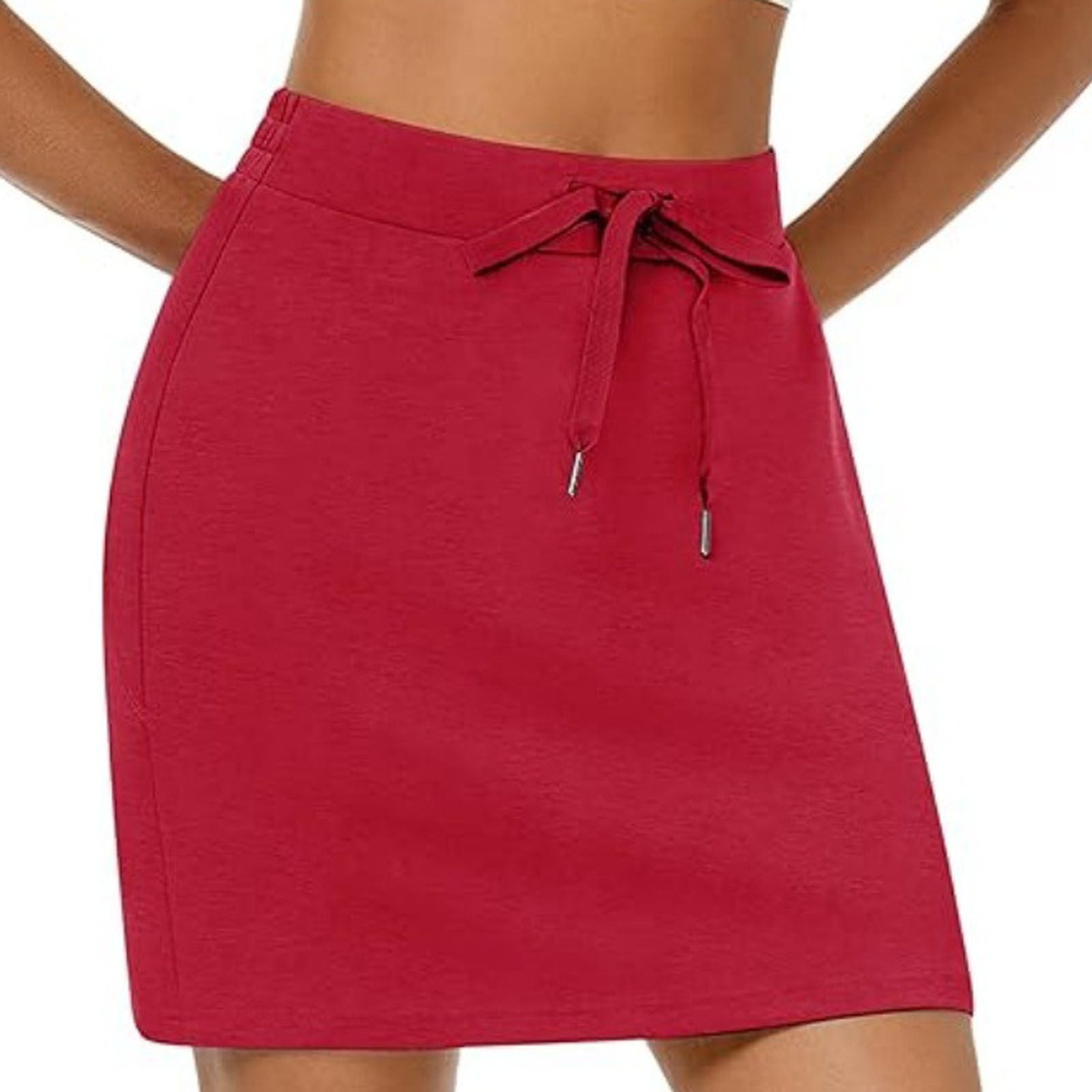 TrdSipl Tennis Skorts for Women with Pockets Trendy Drawstring Skorts ...