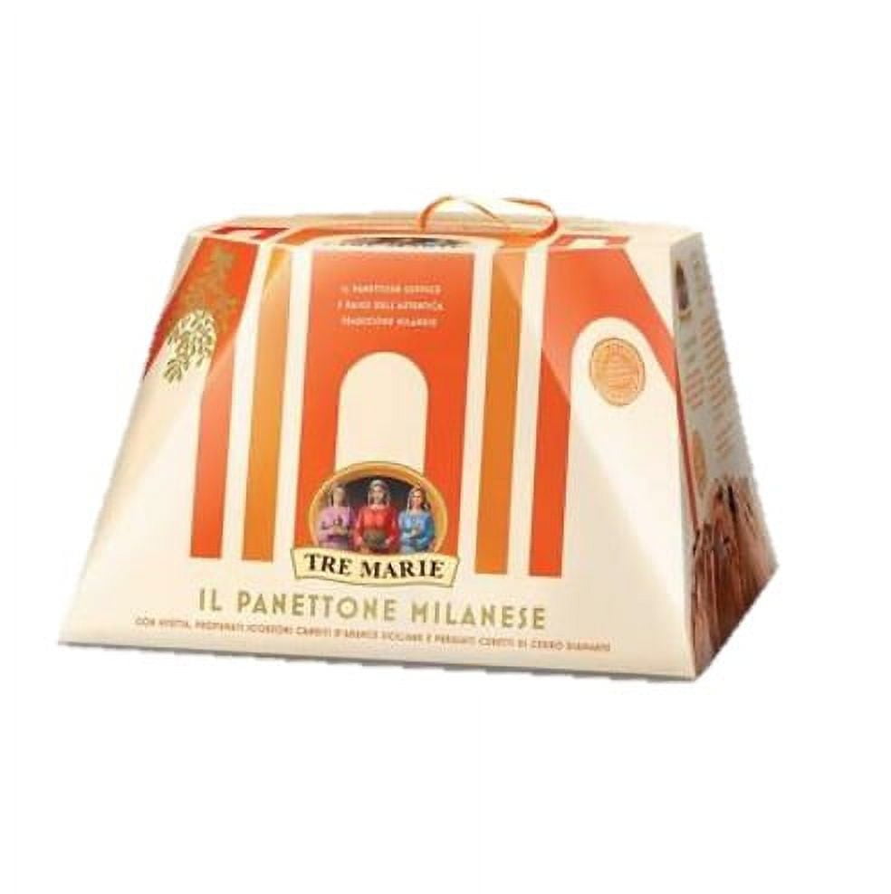 Tre Marie Panettone Milanese Holiday Cake, 2.2 Pound (1000 grams ...