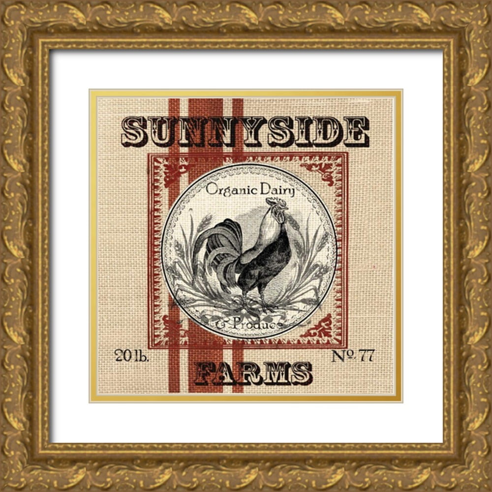 Tre Sorelle Studios 12x12 Gold Ornate Wood Framed with Double Matting ...