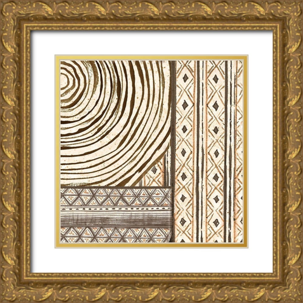 Tre Sorelle Studios 15x15 Gold Ornate Wood Framed with Double Matting Museum Art Print Titled ...