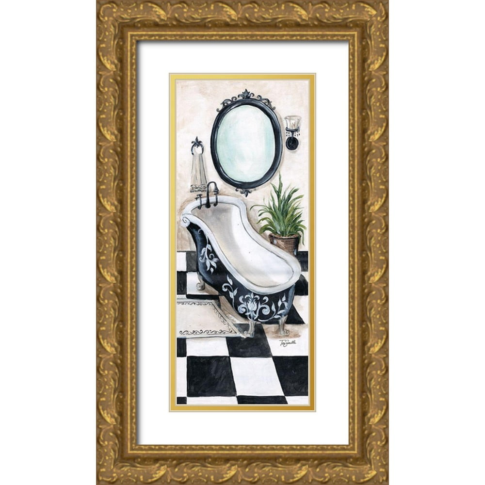 Tre Sorelle Studios 15x32 Gold Ornate Wood Framed with Double Matting Museum Art Print Titled ...