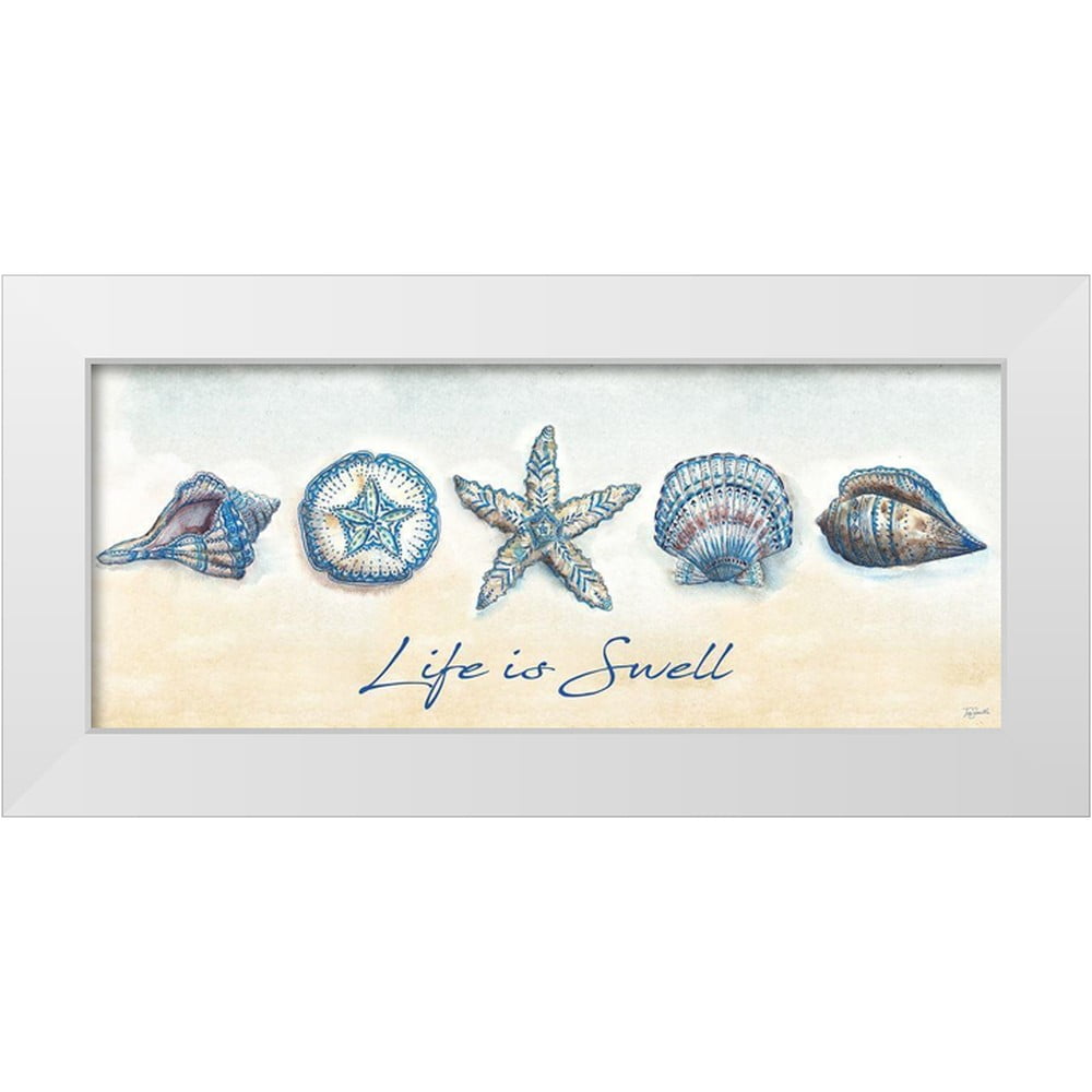 Tre Sorelle Studios 18x10 White Modern Wood Framed Museum Art Print ...