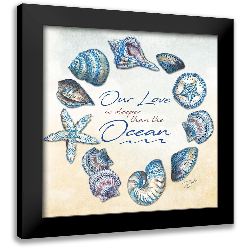 Tre Sorelle Studios 20x20 Black Modern Framed Museum Art Print Titled ...
