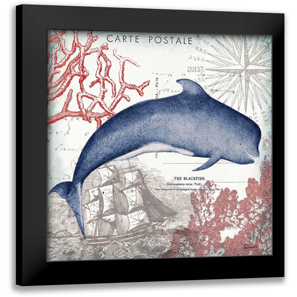 Tre Sorelle Studios 20x20 Black Modern Framed Museum Art Print Titled ...