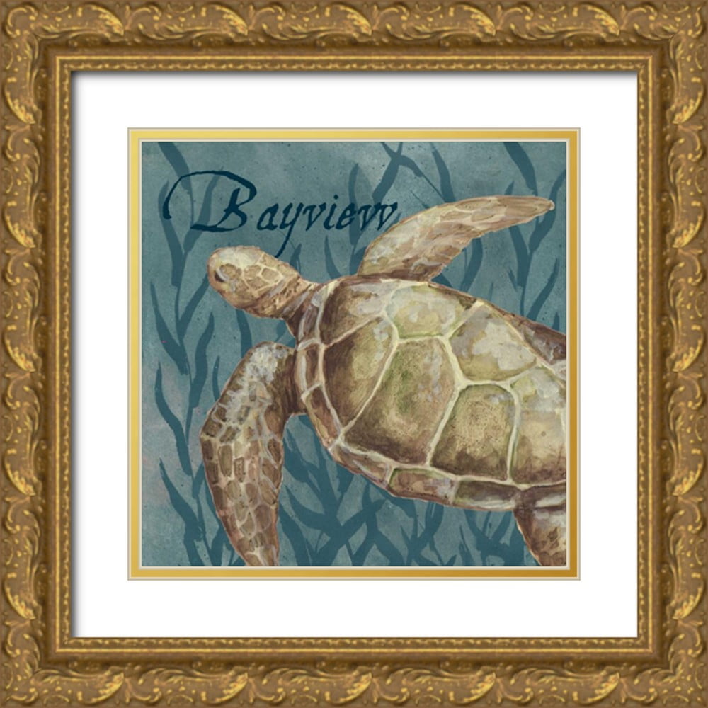 Tre Sorelle Studios 20x20 Gold Ornate Wood Framed with Double Matting Museum Art Print Titled ...