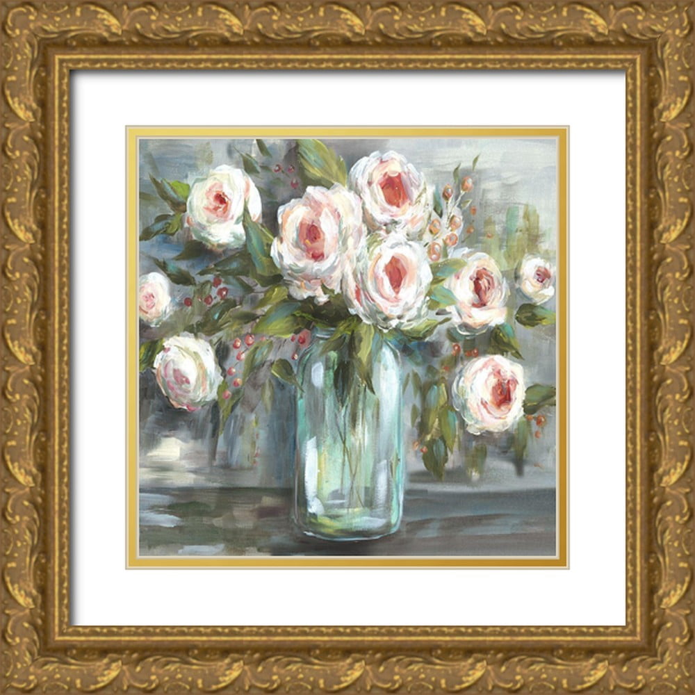 Tre Sorelle Studios 20x20 Gold Ornate Wood Framed with Double Matting ...