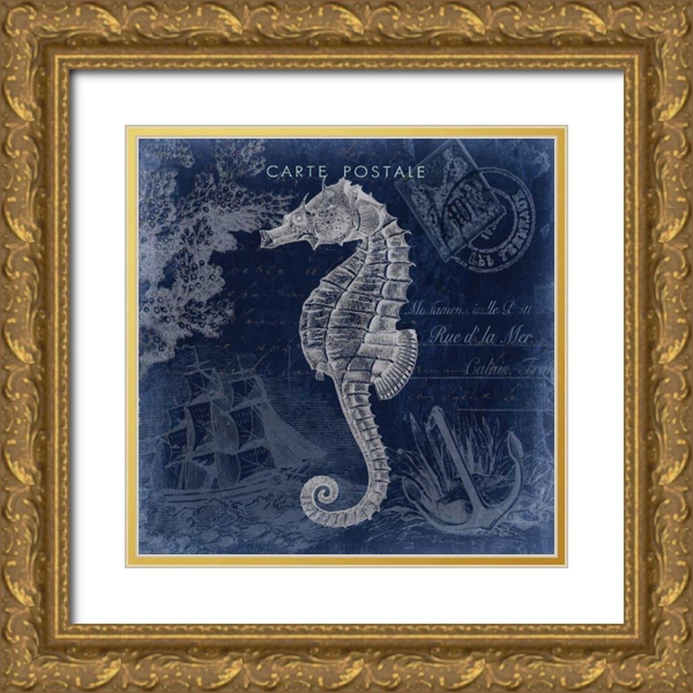 Tre Sorelle Studios 26x26 Gold Ornate Wood Framed with Double Matting ...