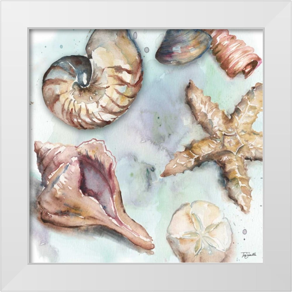 Tre Sorelle Studios 26x26 White Modern Wood Framed Museum Art Print ...