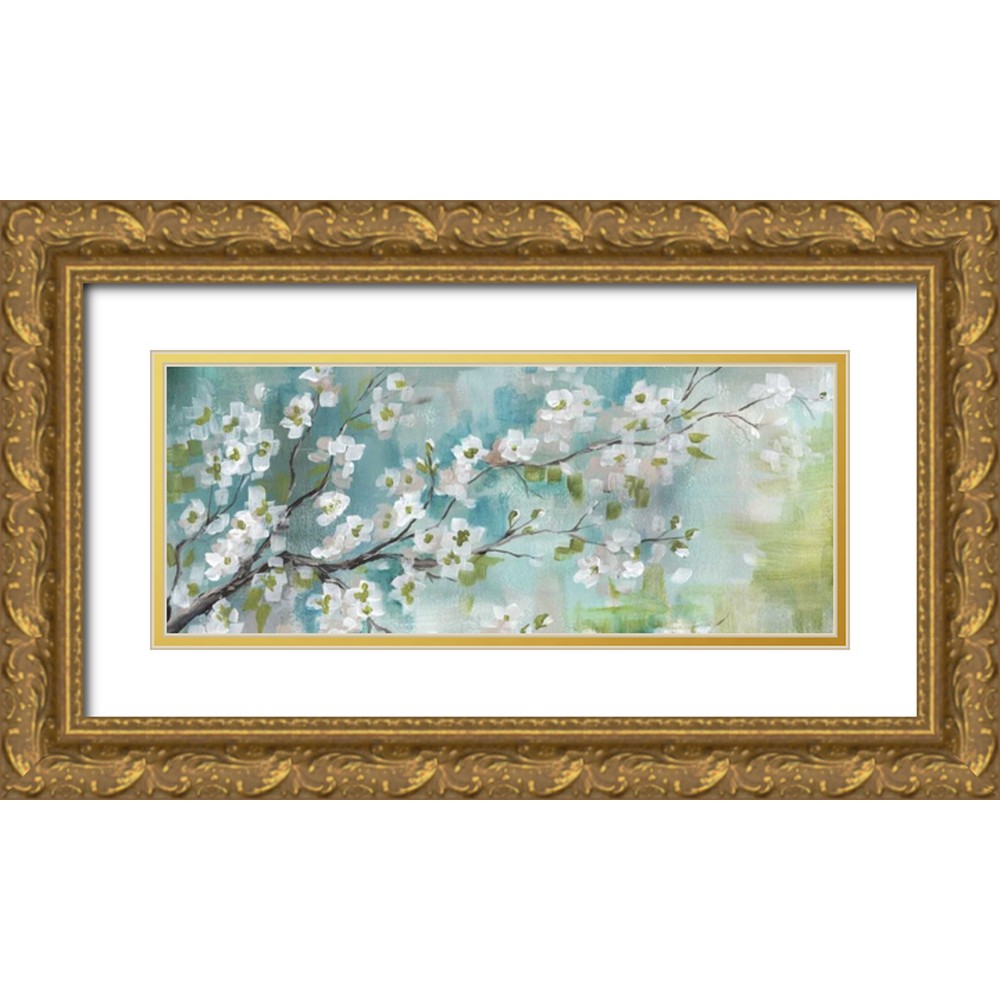 Tre Sorelle Studios 32x15 Gold Ornate Wood Framed with Double Matting ...