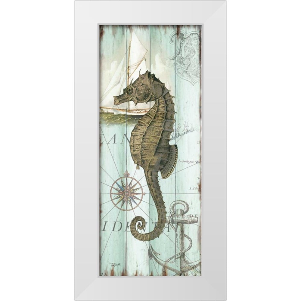 Tre Sorelle Studios 8x14 White Modern Wood Framed Museum Art Print ...